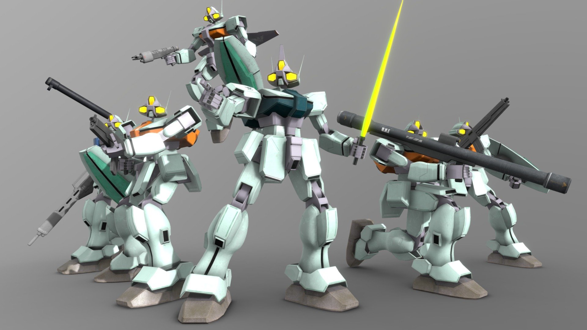 DT-6800 Daughtress Squad - 3D model by Medicman [765434c] - Sketchfab