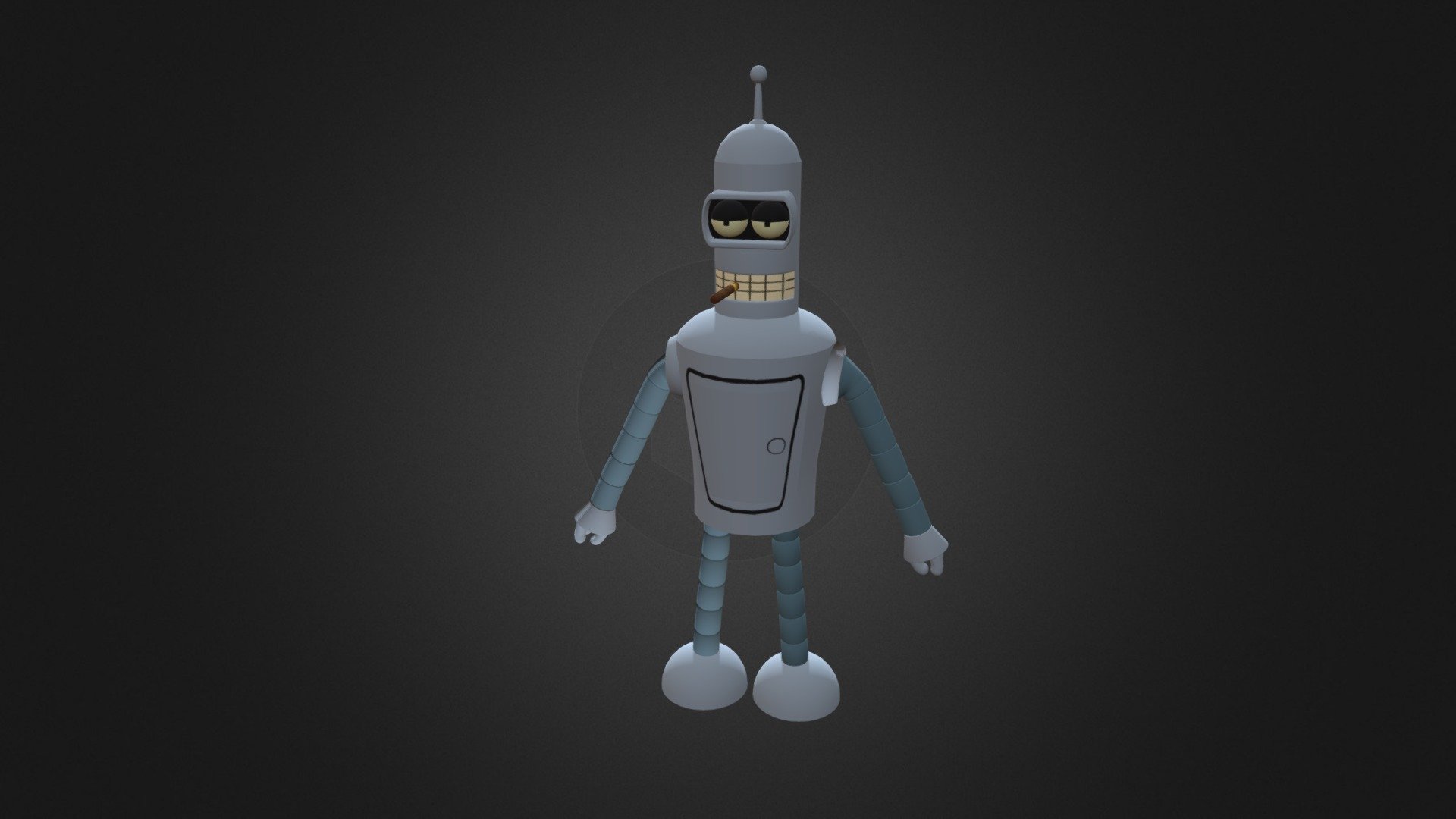 Bender - 3D model by BrockP [7654e73] - Sketchfab
