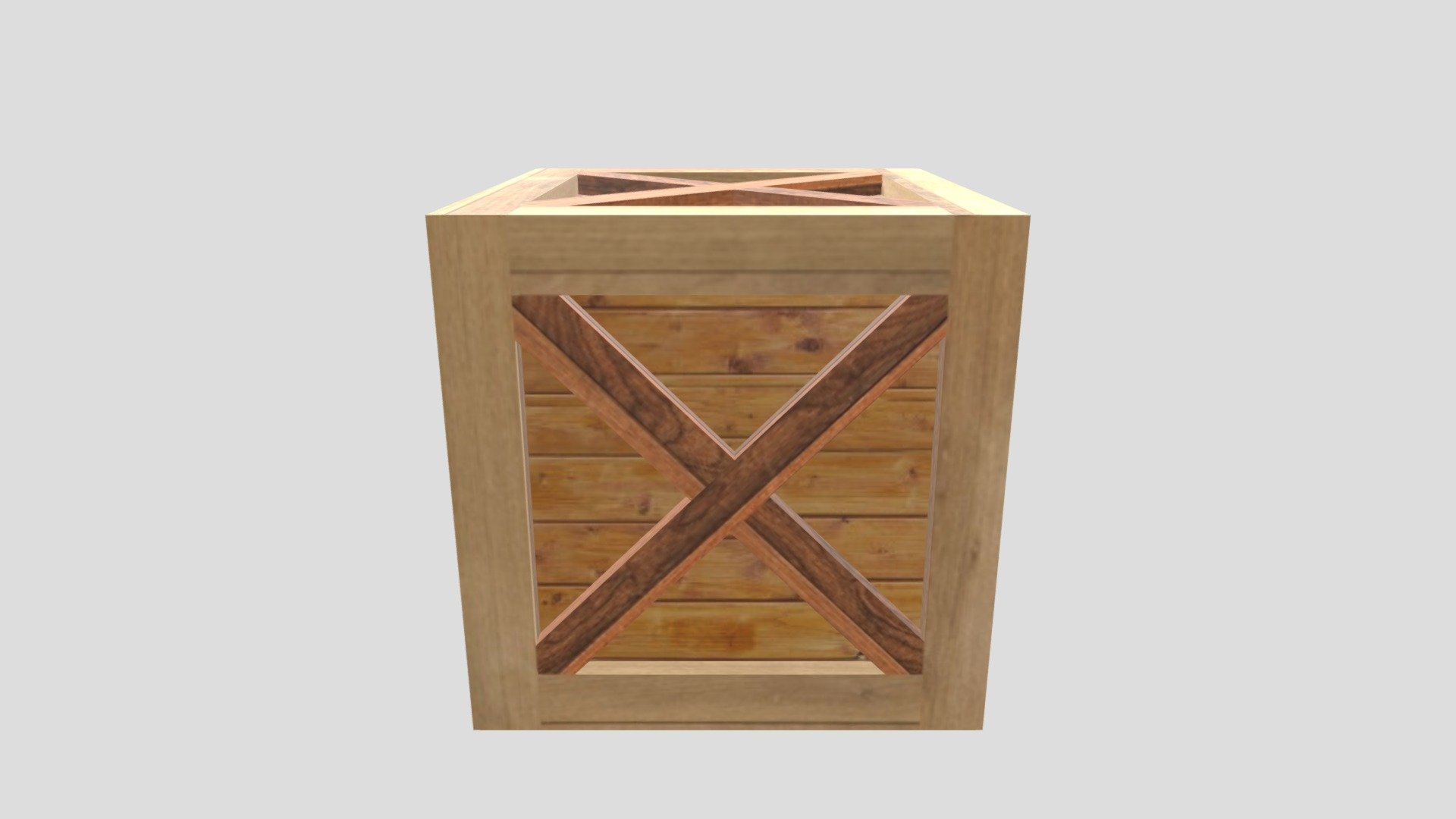 Crate Model + Texture - Download Free 3D model by Slyon1 [765572a ...
