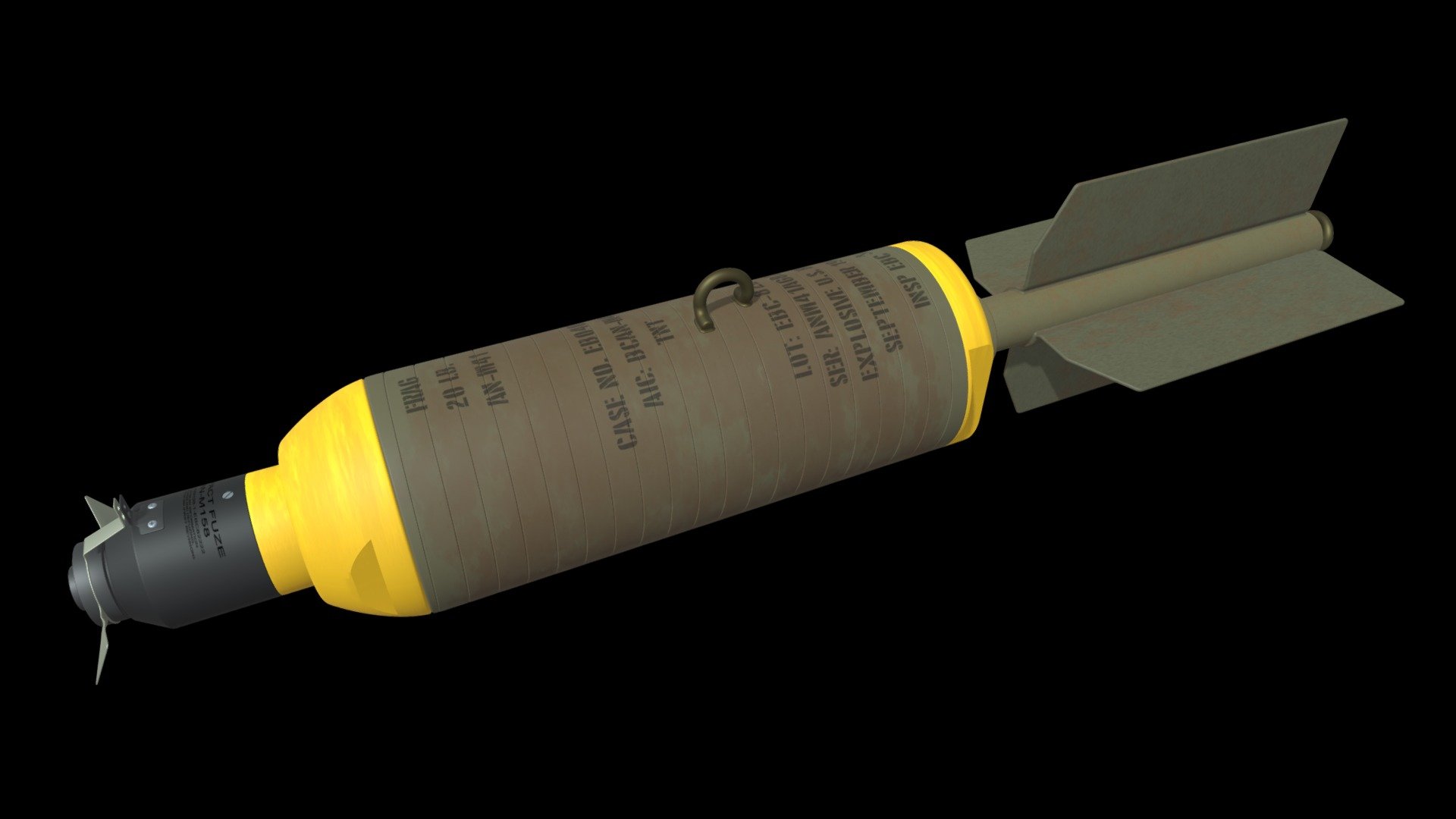 AN-M41 FRAG - 3D model by Edgar Brito (@e.brito) [76565e3] - Sketchfab