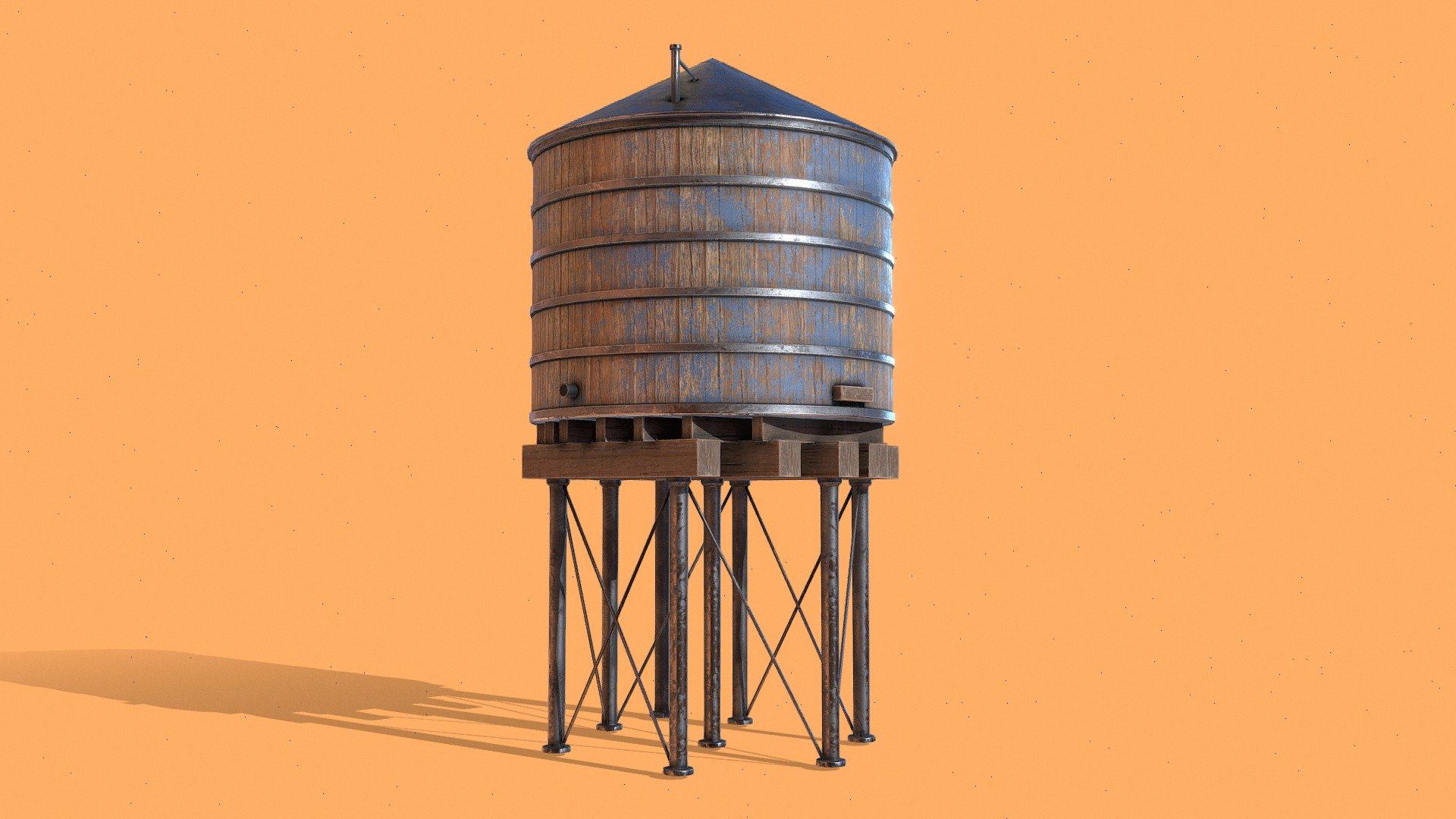 Water Tank - 3D model by Elkandar [7658727] - Sketchfab