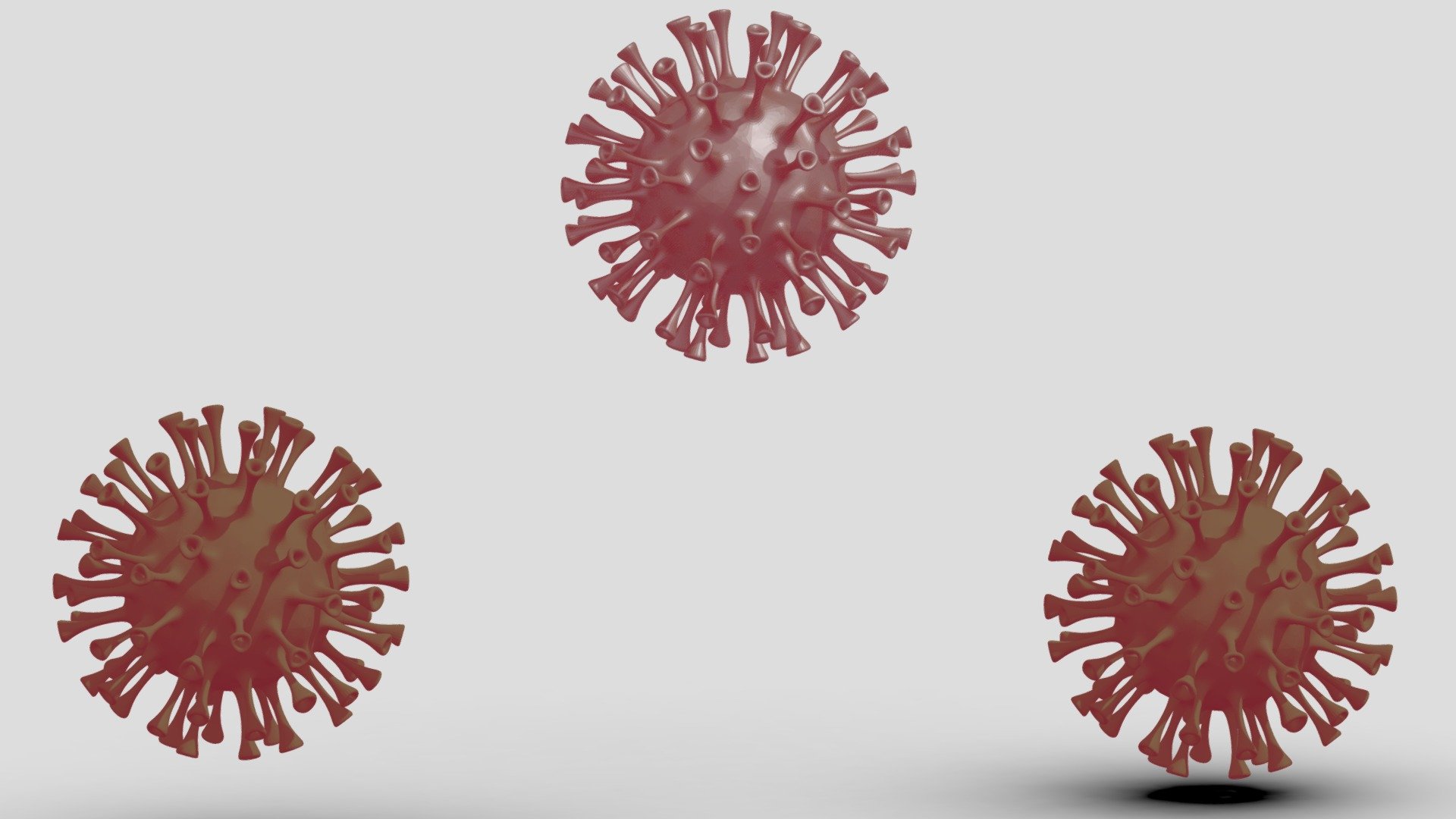 Corona Virus 3D Model - Download Free 3D model by ashokmagarr [7659a83 ...