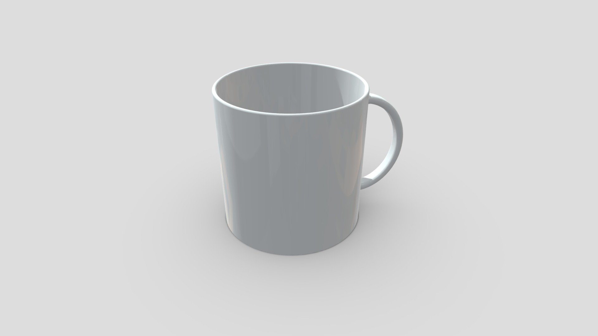 White Coffee Mug - 3D model by Maggatron (@MaggaModels) [765b79f ...