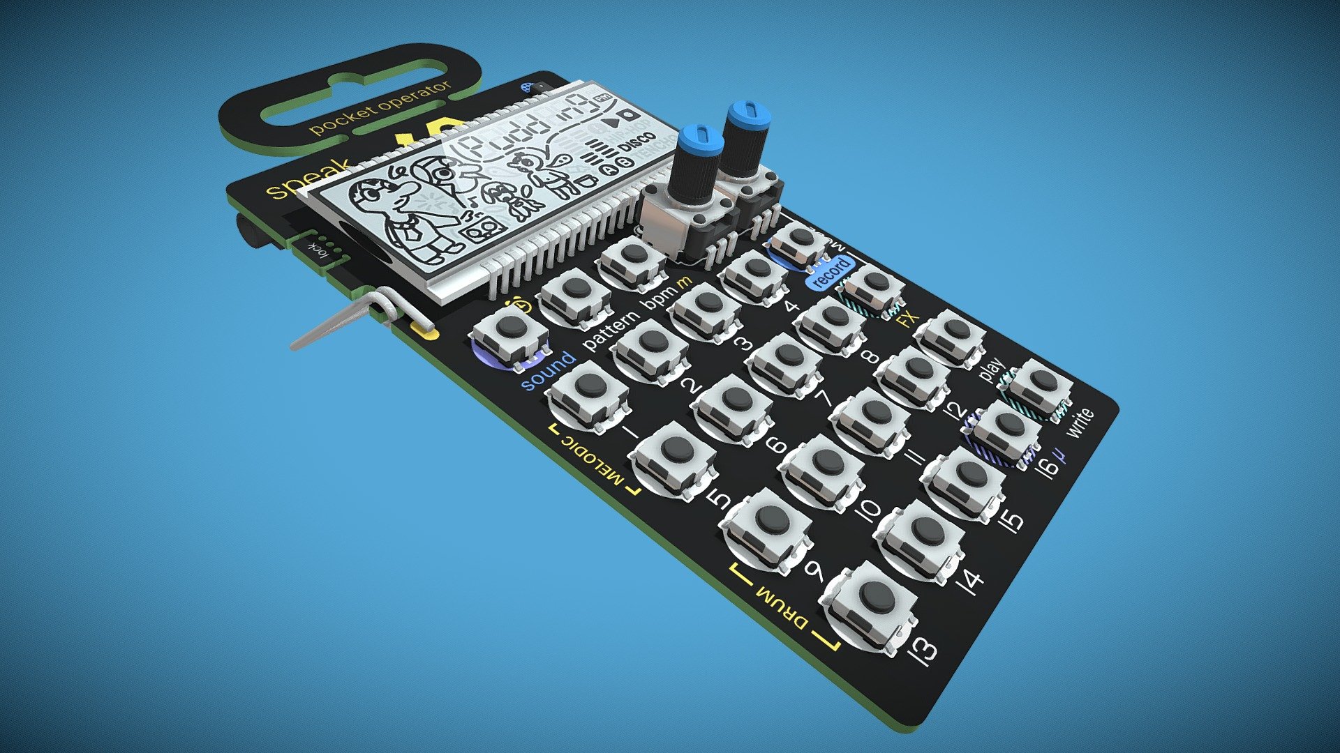 PO-35 Speak - Buy Royalty Free 3D model by COSEDIMARCO [765bbe7 ...