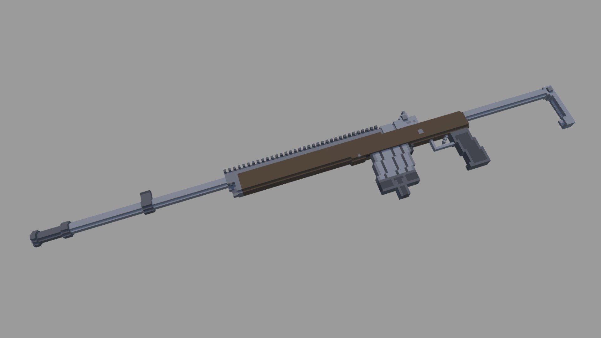 Mini14 VoxelArt - 3D model by Aleeckhart [765c8aa] - Sketchfab