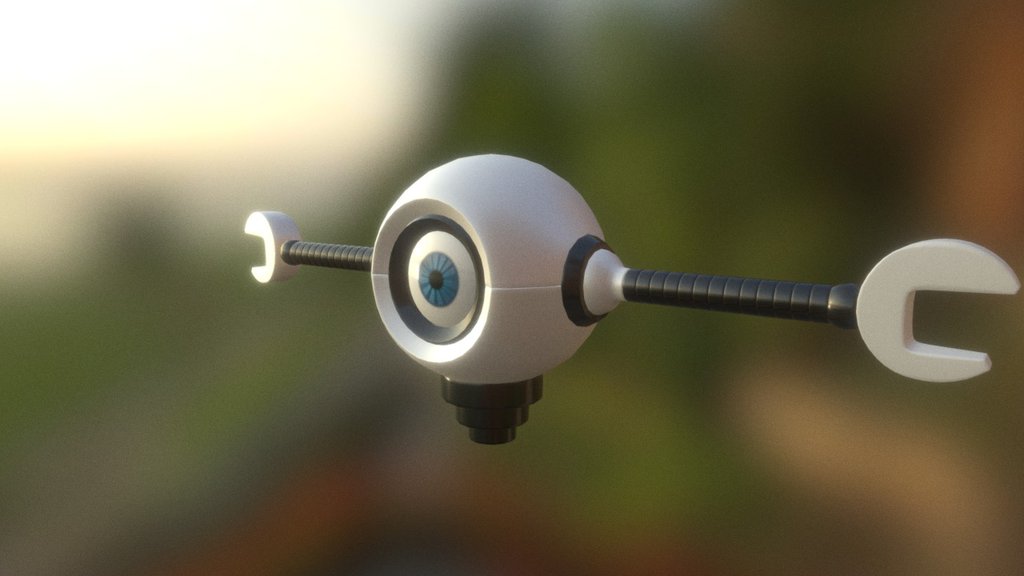 Eye-bot - 3D model by germanrtp [765c9bd] - Sketchfab