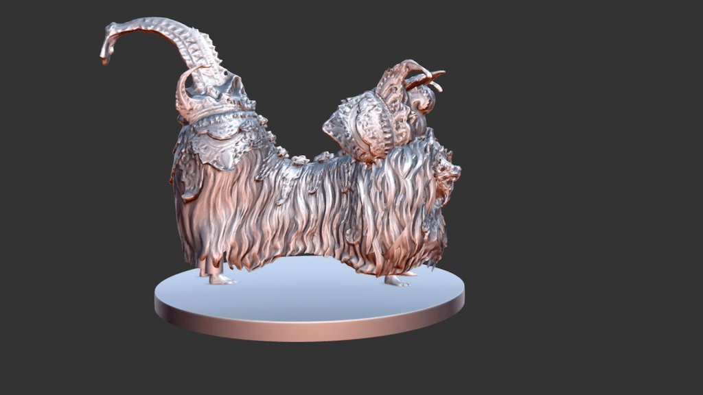 Barong - 3D model by ancolsculpter [765f4ab] - Sketchfab