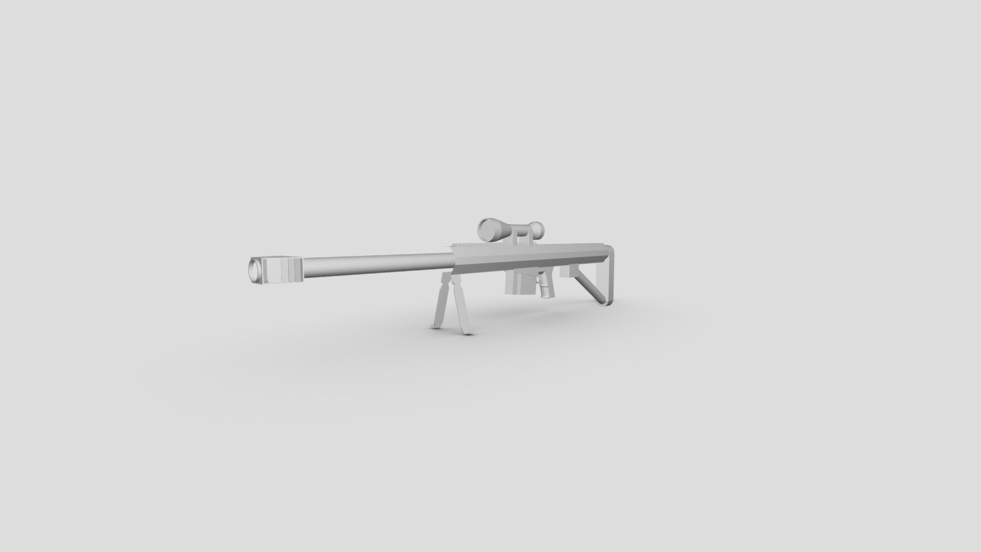 50 Cal. Rifle - Download Free 3D model by Antice [765fbf6] - Sketchfab