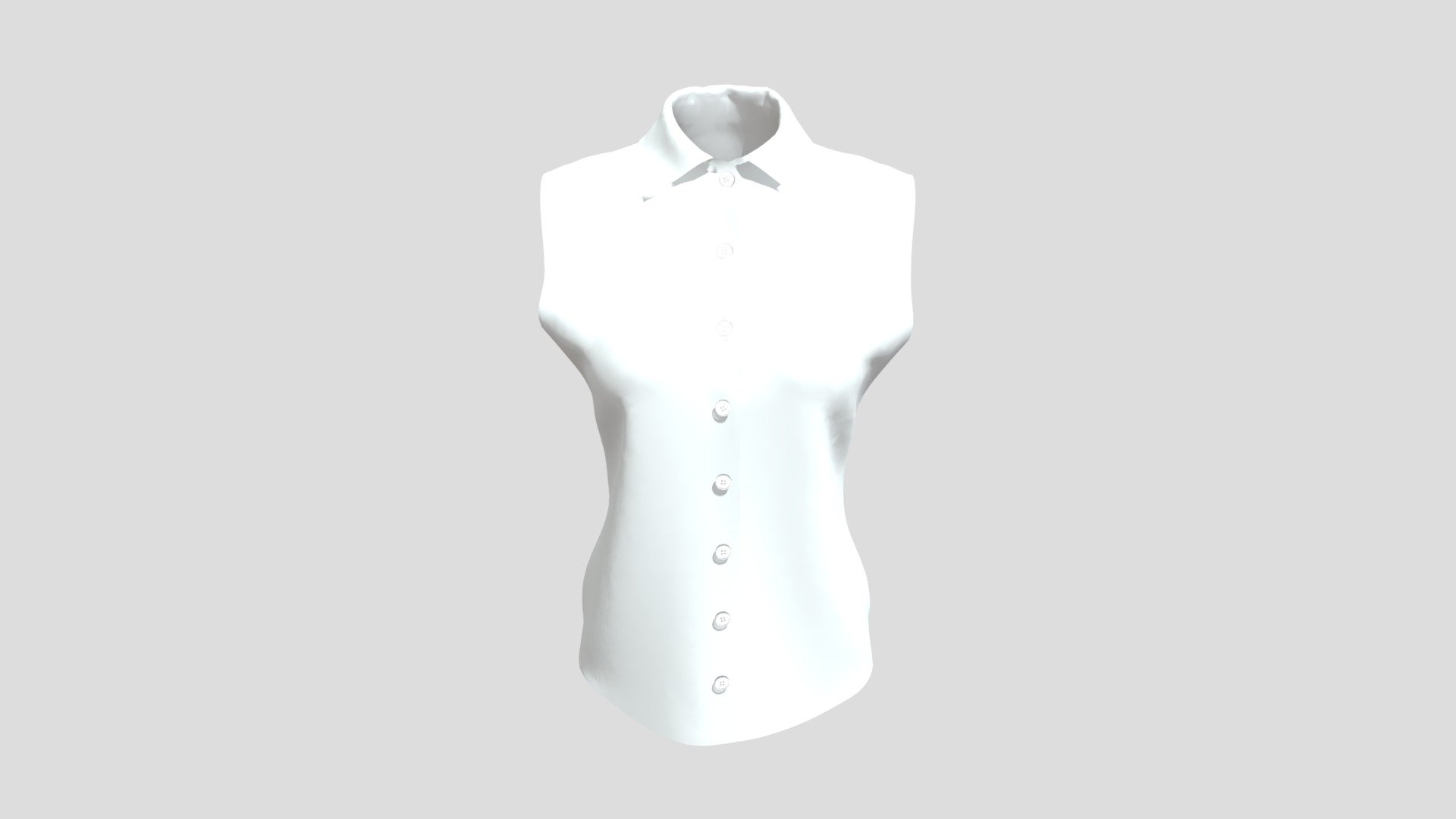 Button Shirt Sleaveless 1 - Download Free 3D model by neutralize ...