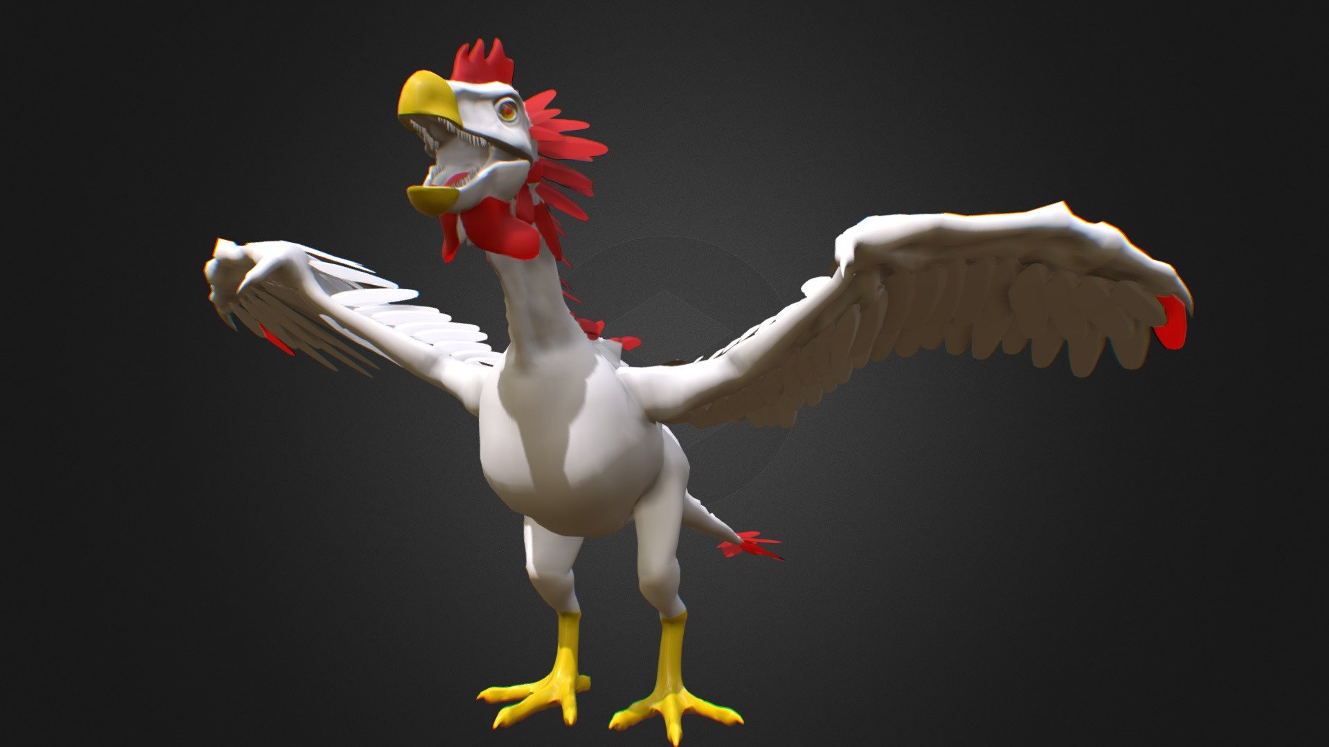 Anger Chicken - 3D model by Ethan Cragun (@EDIIIC) [7660867] - Sketchfab