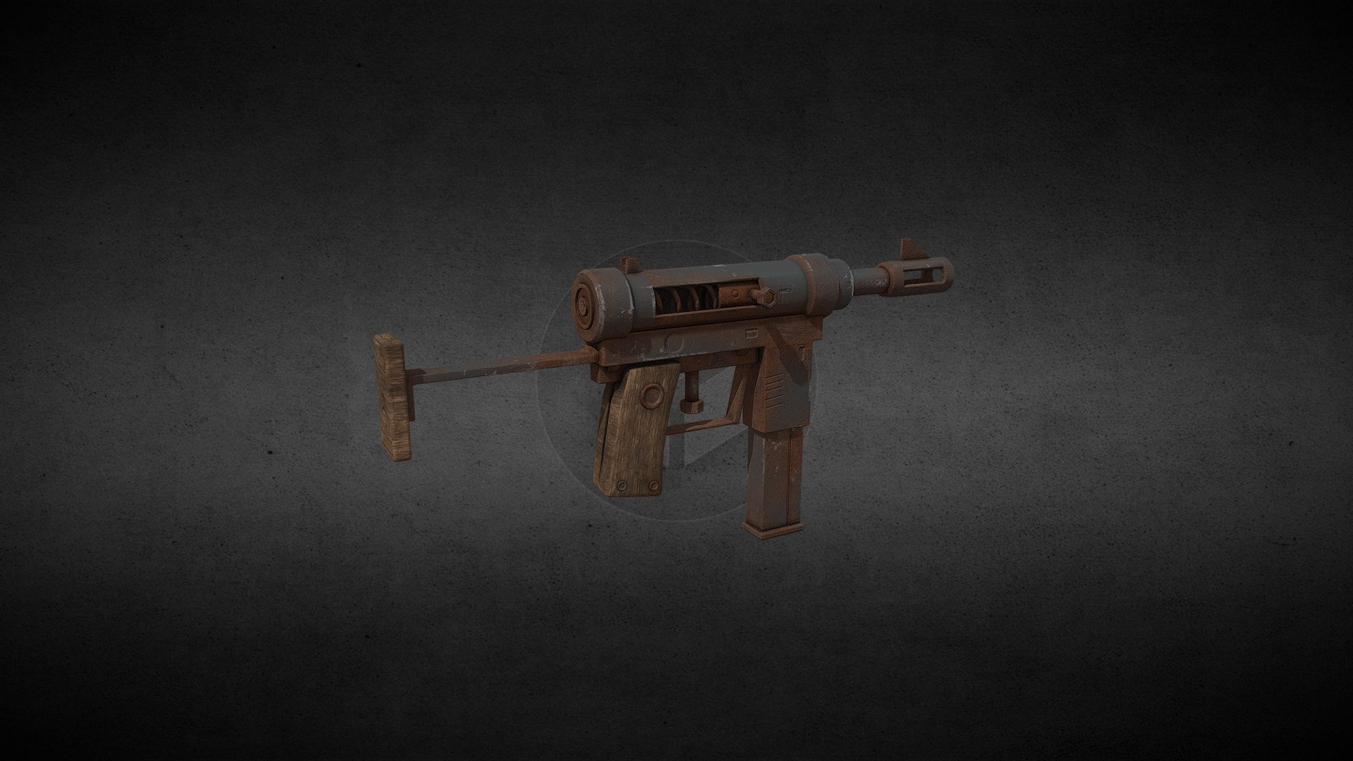 Homemade SMG - Download Free 3D model by veter12131 [7663ba7] - Sketchfab