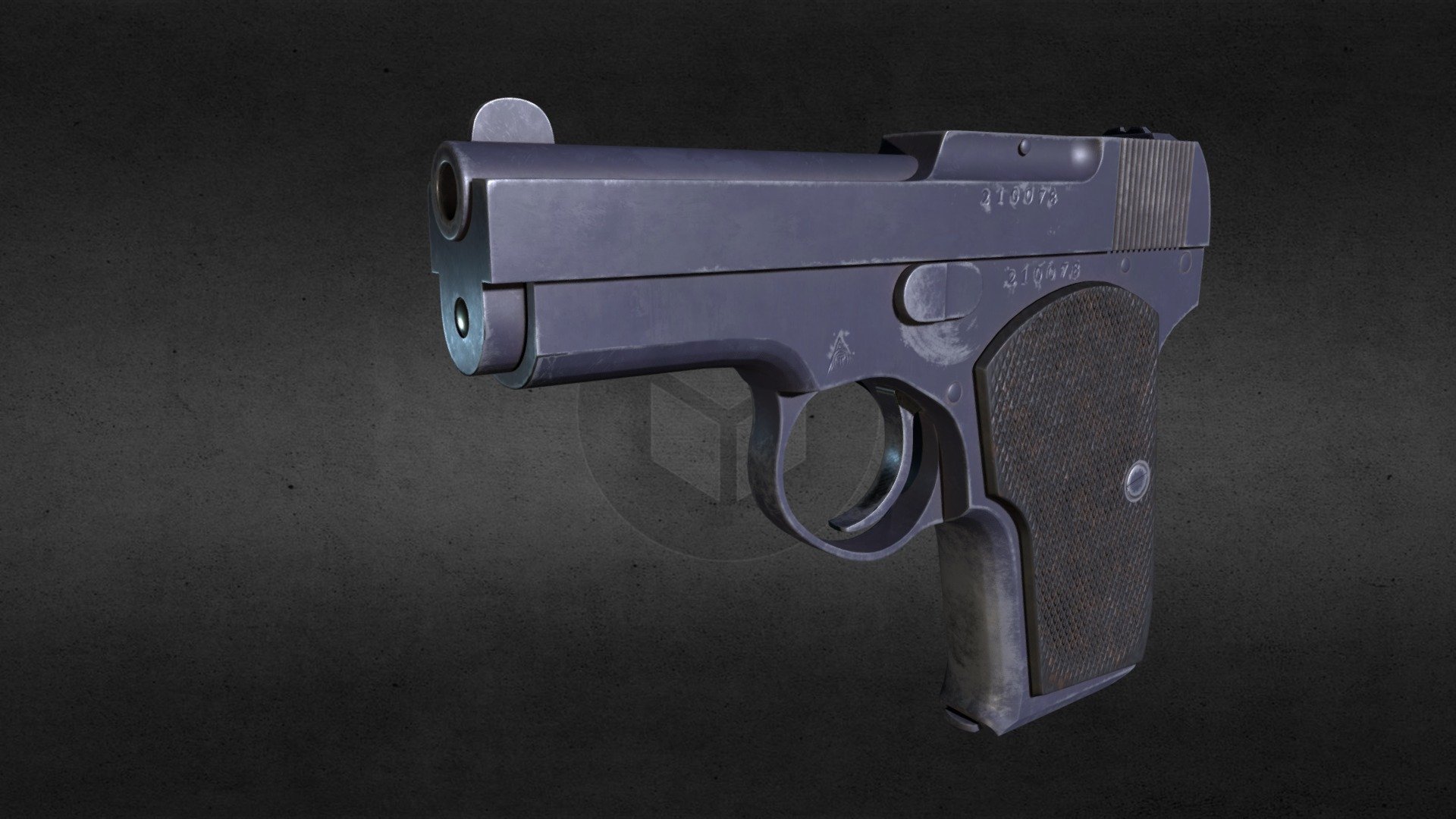 Korovin Pistol - 3D model by Cindrah Moore (@CindrahMoore) [7664168 ...