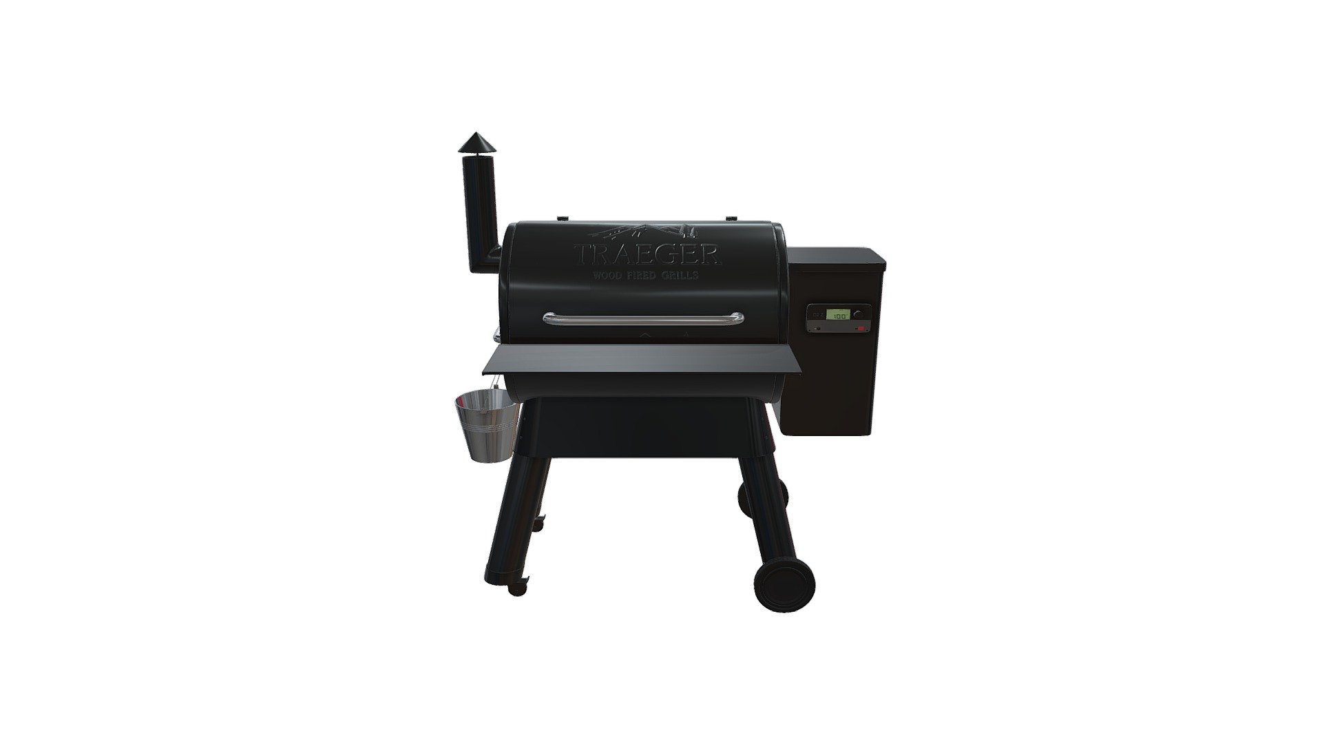 TRAEGER PRO 780 PELLET GRILL - BLACK - 3D model by akoma.konflictradio ...