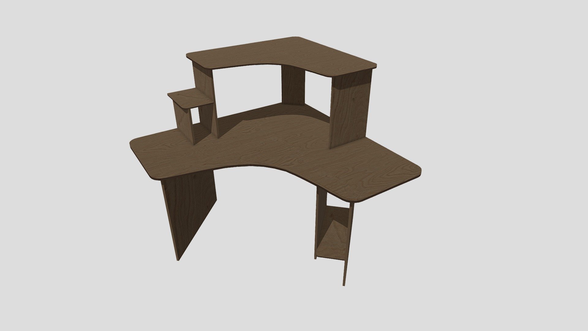 PC table - Download Free 3D model by DimonRol [7665f8a] - Sketchfab