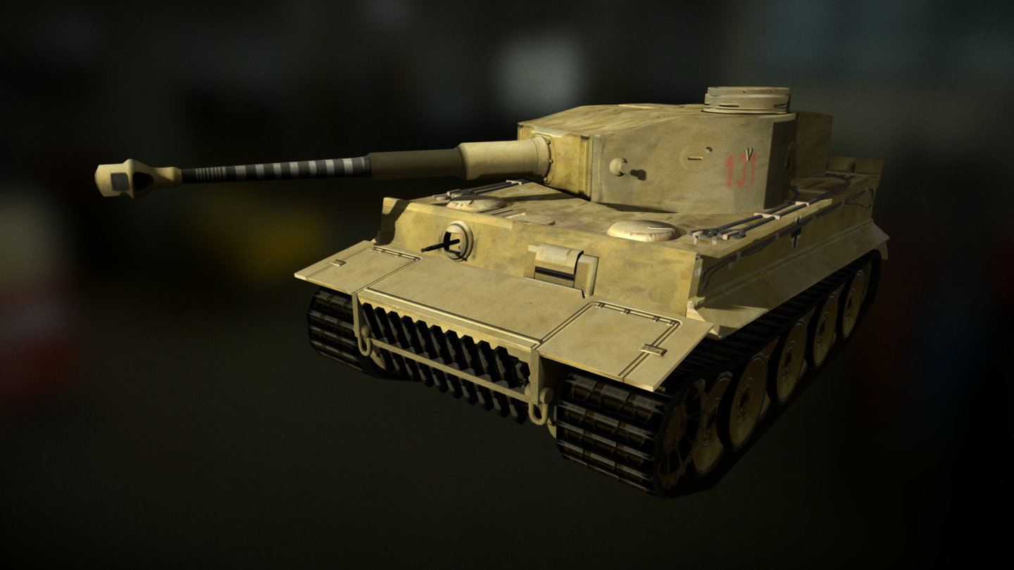 Tiger I tank - 3D model by Ricardo Nunes (@4throckrn) [7666cbb] - Sketchfab