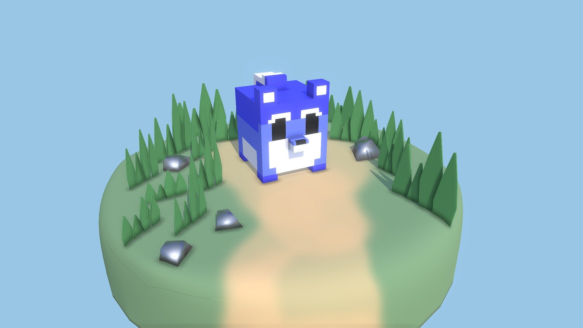 Pixel Dog - Download Free 3D model by Total_Marginal [7668286] - Sketchfab