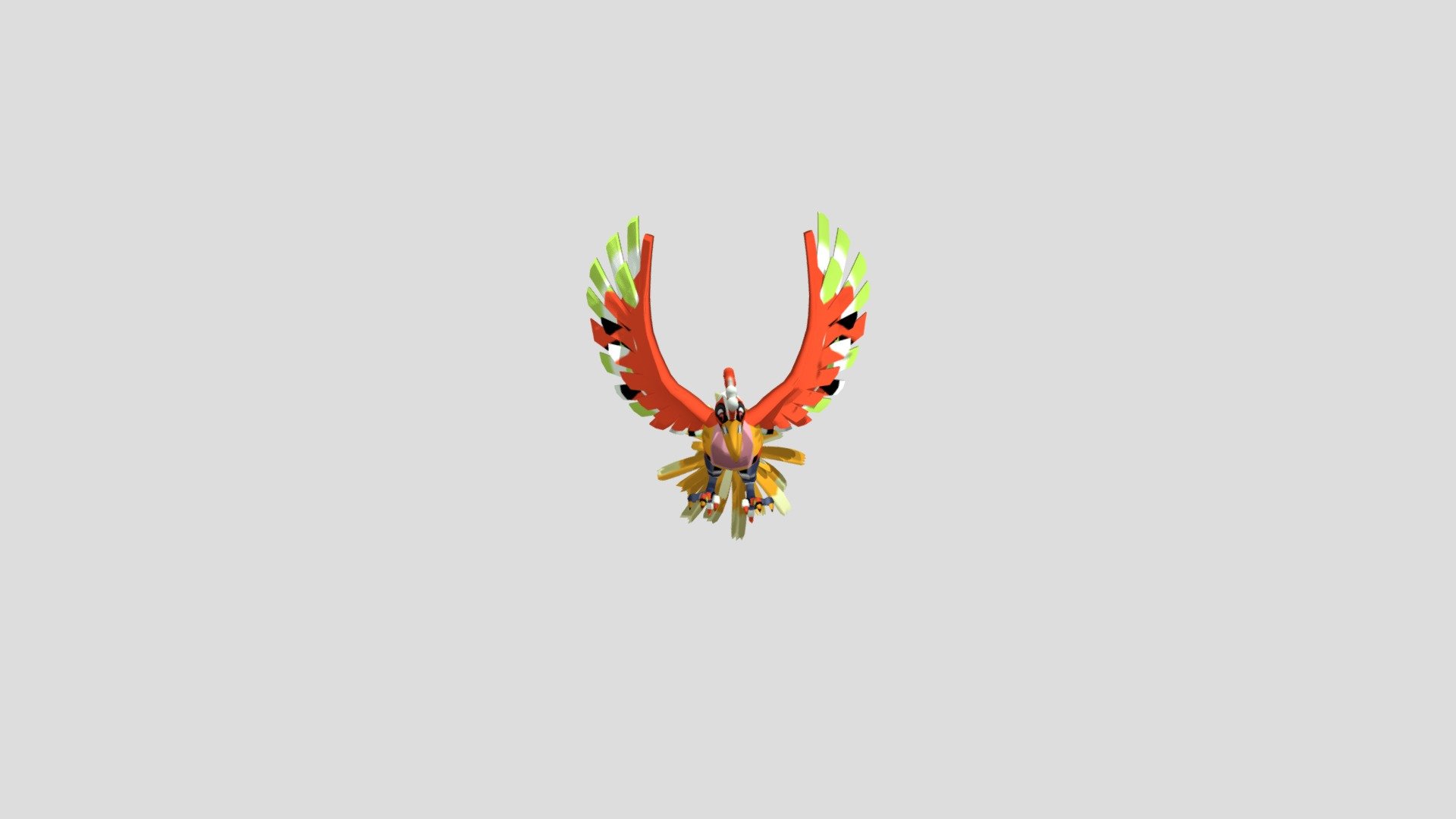 Ho-oh - 3D model by smistermc [7668acb] - Sketchfab