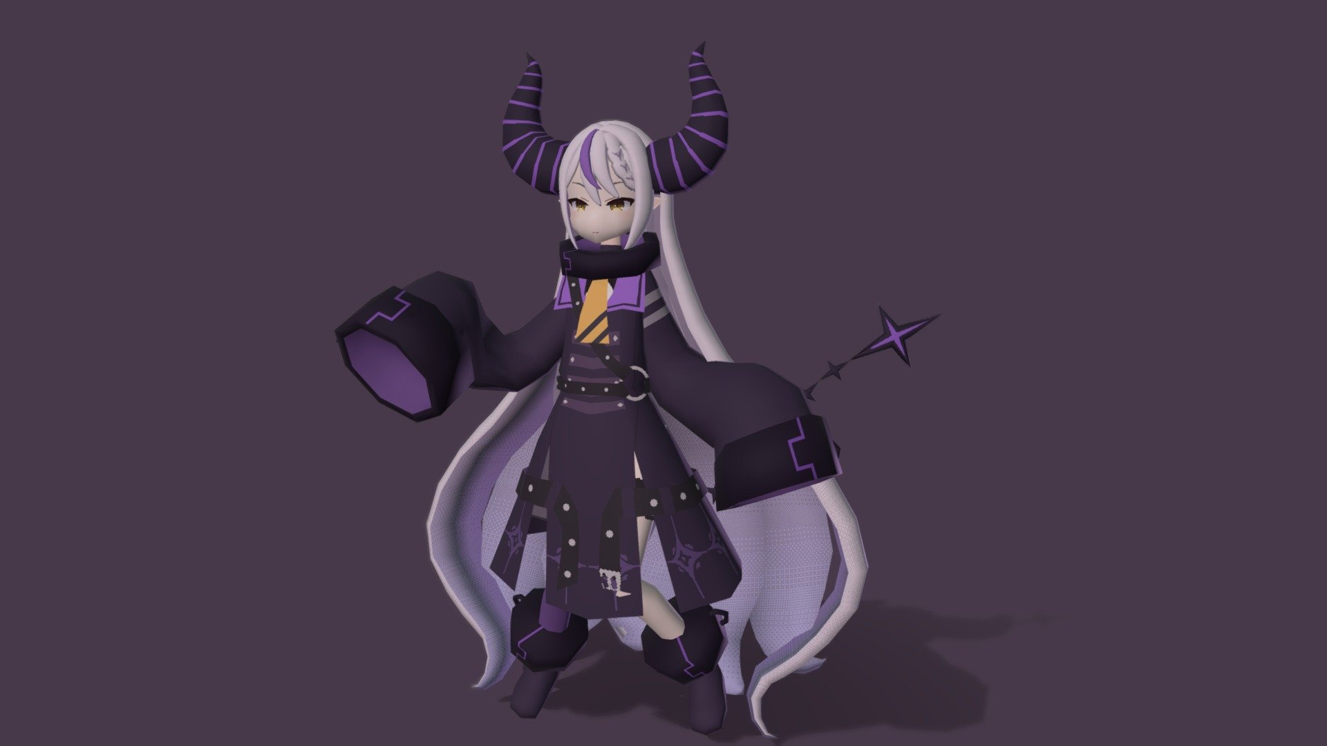 Laplus Darknesss Low poly model - Download Free 3D model by Kanna ...