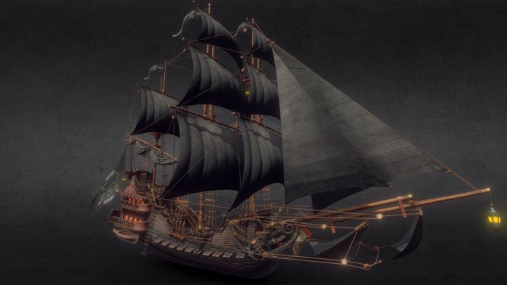 Galeon 3D models - Sketchfab