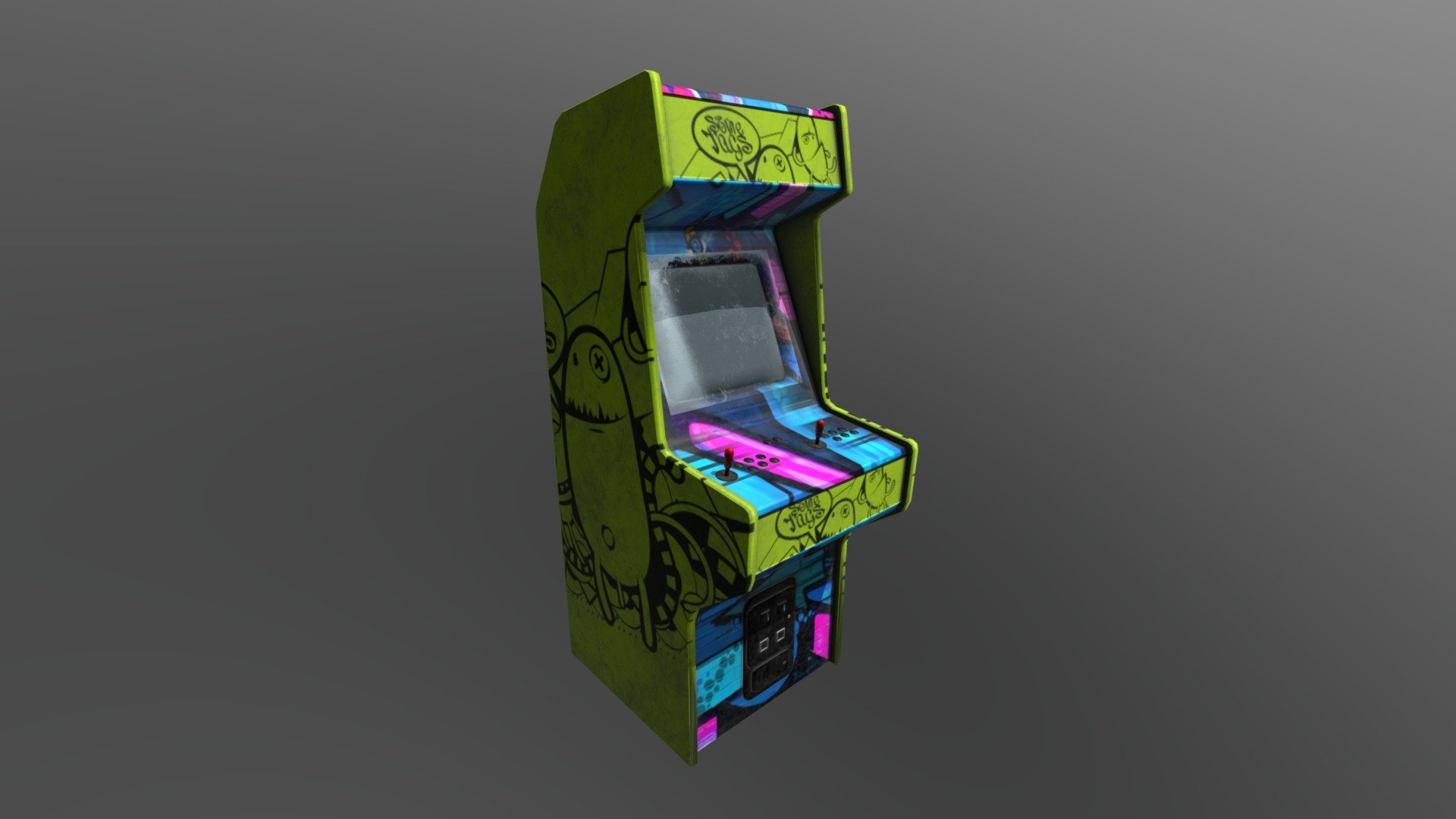 Gamemachine - 3D model by mediusup [766b7e7] - Sketchfab