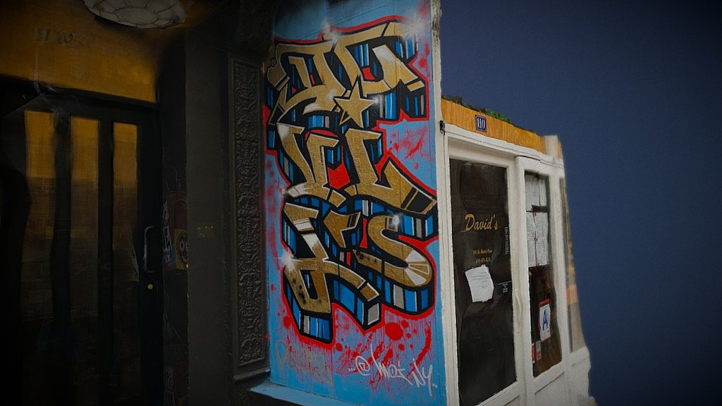 David's graffiti - 3D model by alban [766d6a8] - Sketchfab