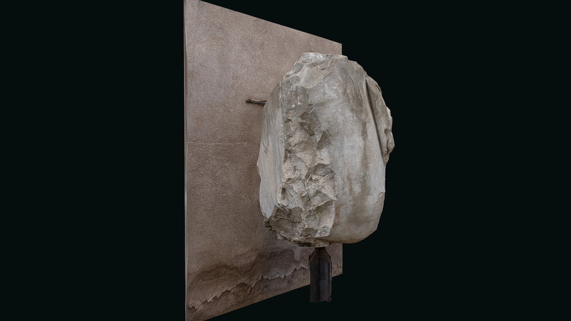 Fragment of colossal statue, Rome - Buy Royalty Free 3D model by ...