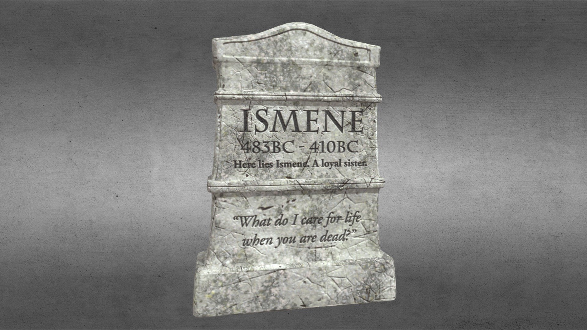 Tombstone Project - 3D model by MRAvelli [766e776] - Sketchfab
