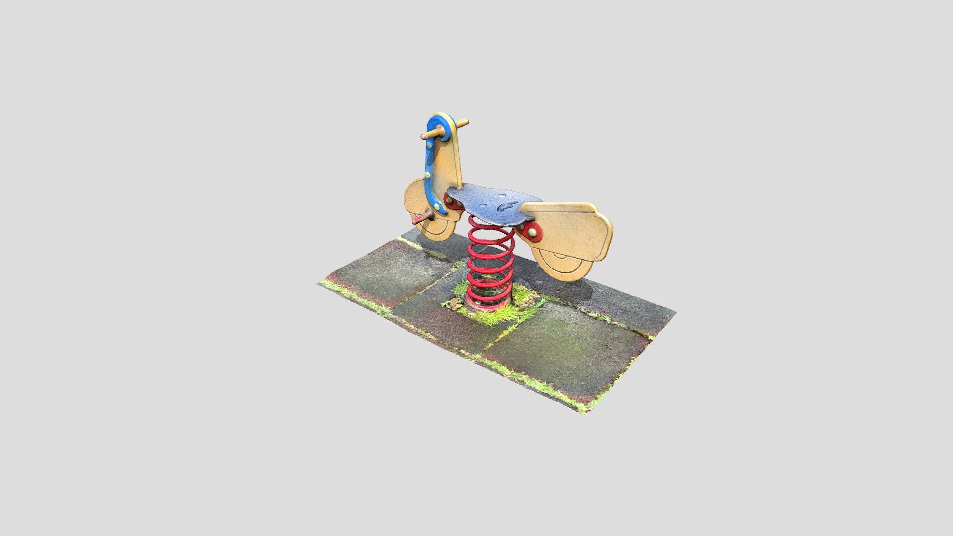 Classic Playground Spring Rider - Download Free 3D model by Cygnos ...
