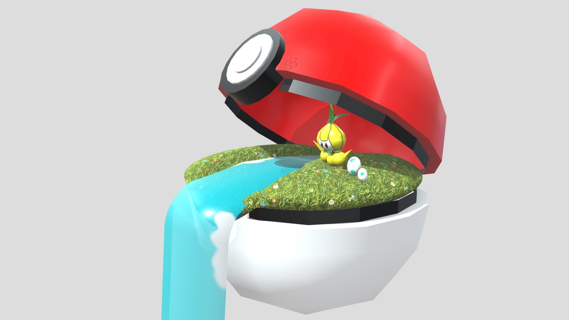 Pokeball - 3D model by Carlota4040 [766fc0d] - Sketchfab