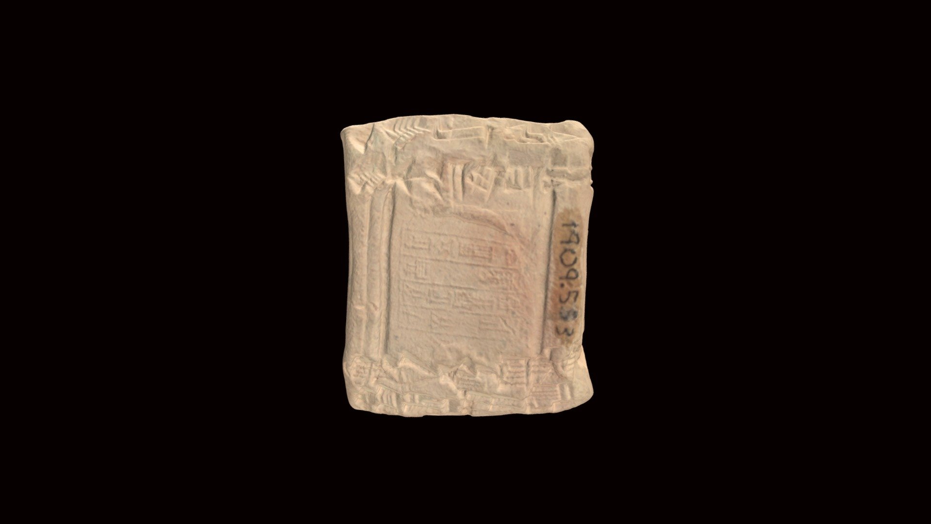 Cuneiform Tablet HMANE1909.5.53 - 3D model by Harvard Museum of the ...