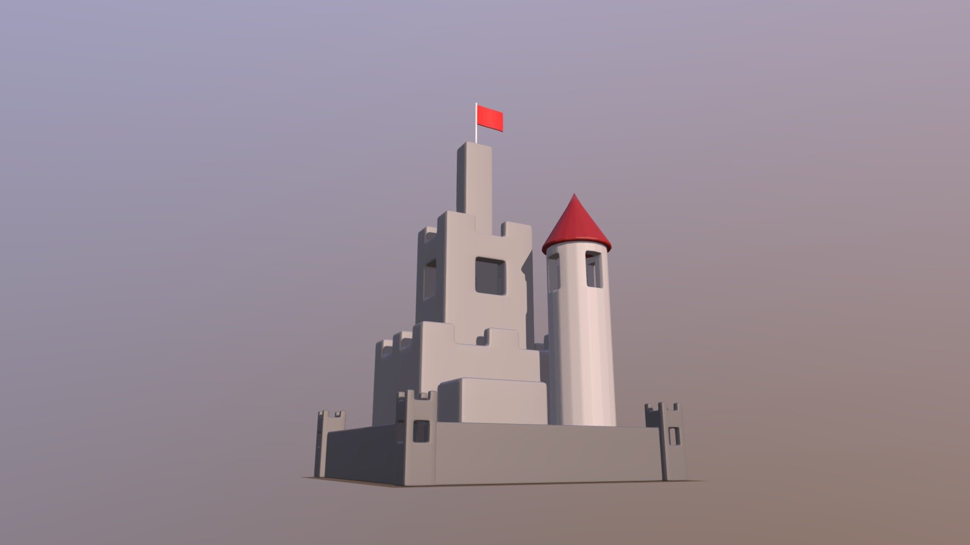 Castle - 3D model by hauser12 [7673de4] - Sketchfab