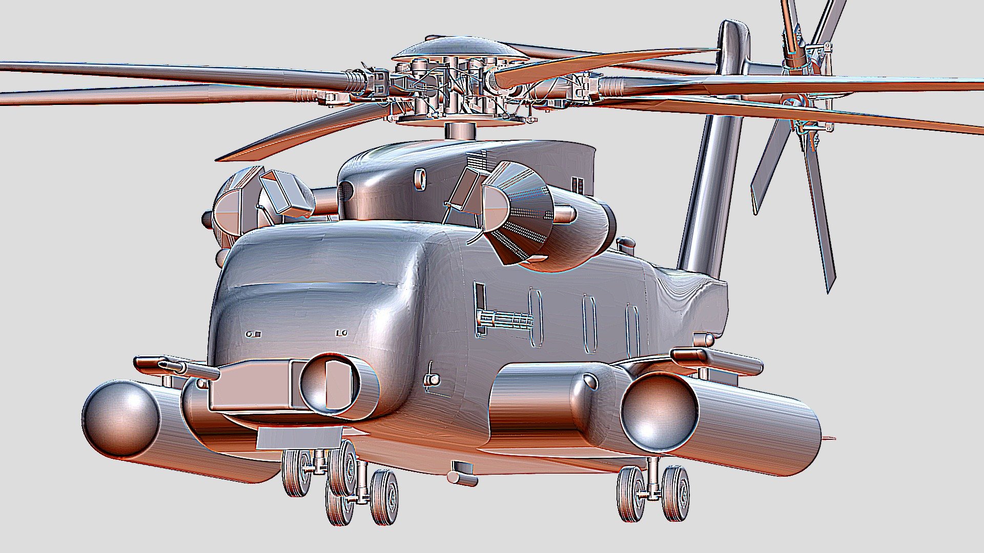 MH-53 Pavelow - Buy Royalty Free 3D model by SilliconValleyPilot ...