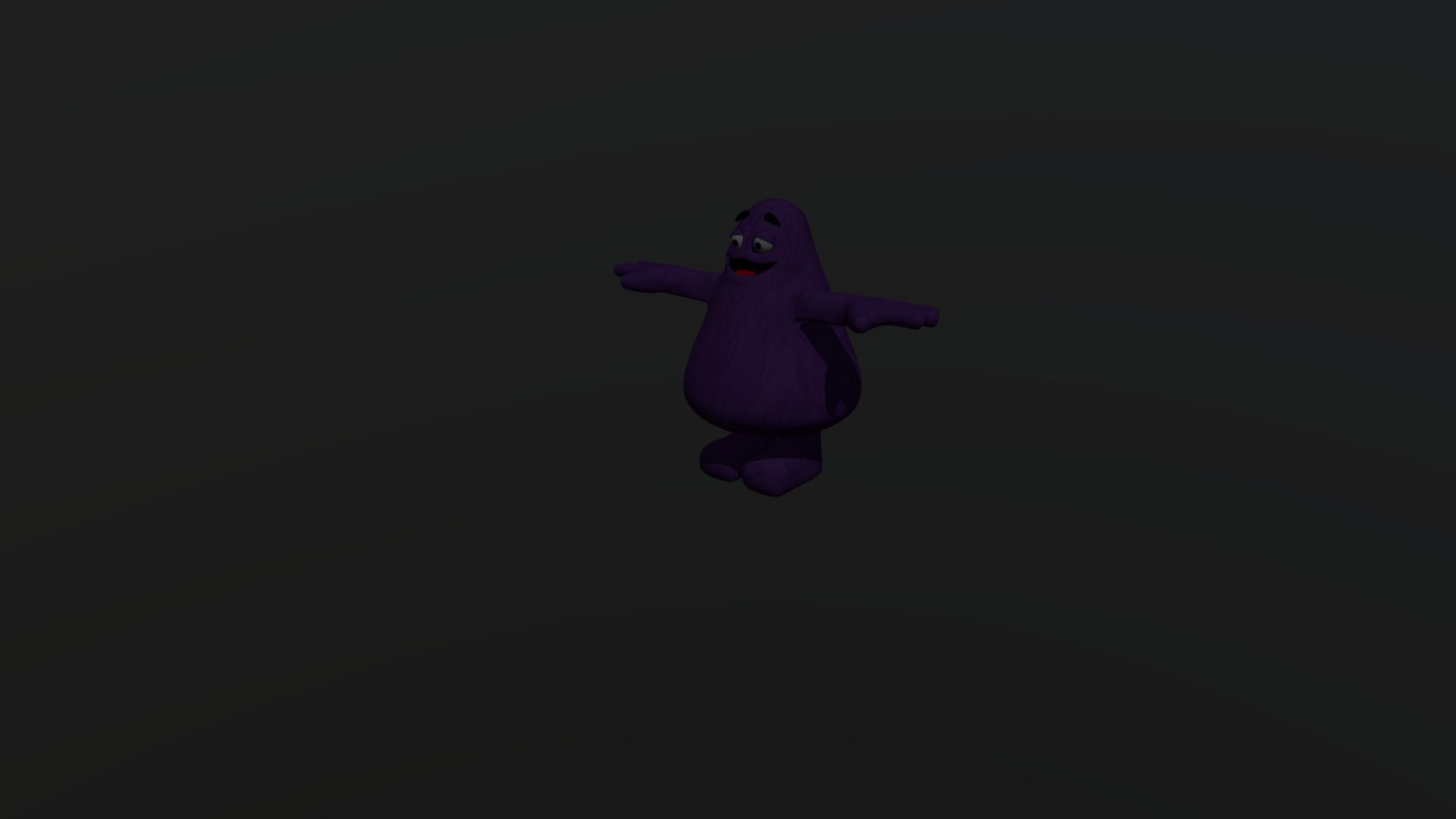 Grimace(rigged) - Download Free 3D model by Inspector edich 20k ...