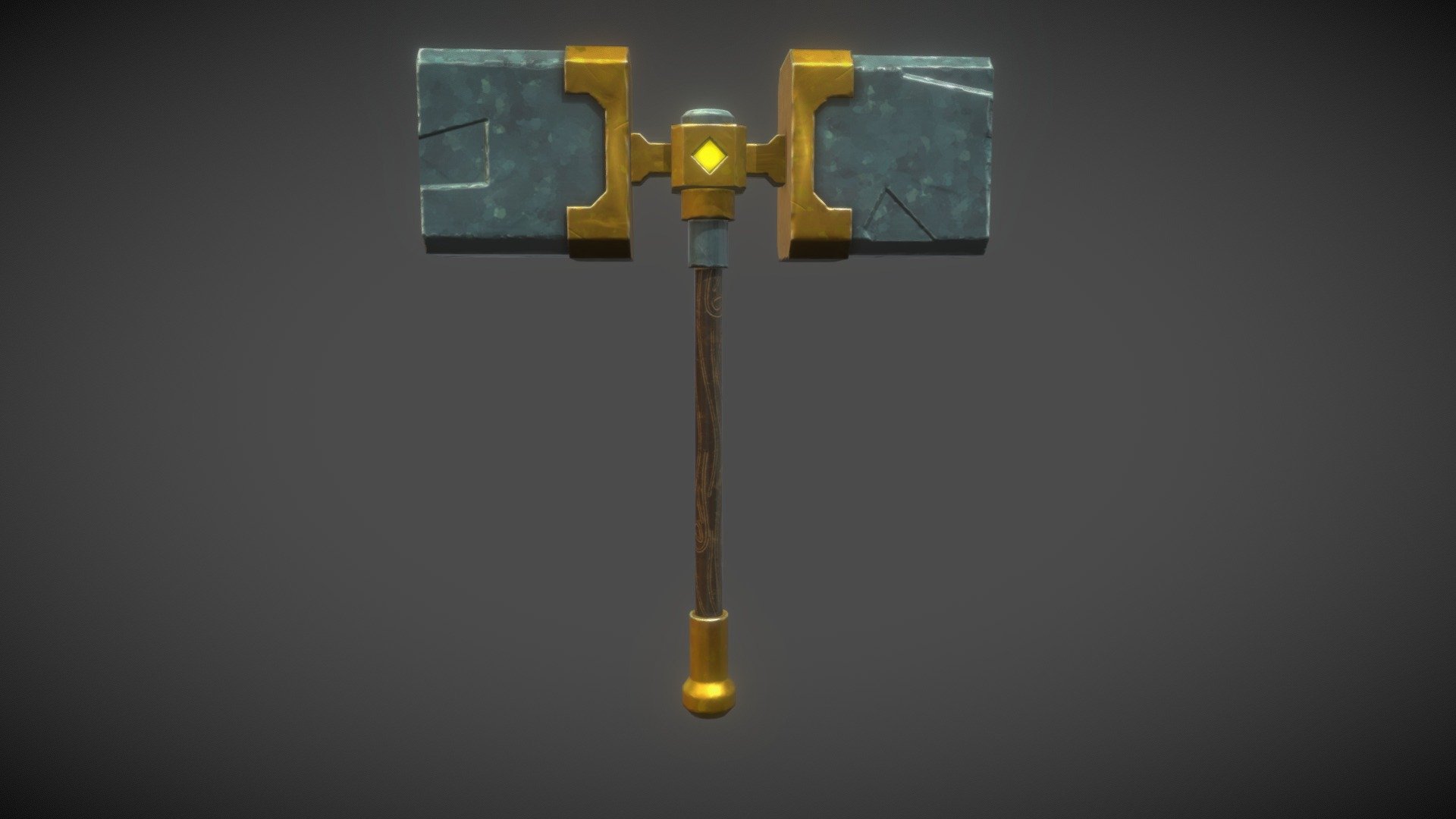 Stylized Hammer [Low-Poly] - 3D model by Damjan Žugić (@ps1c) [76759d9 ...