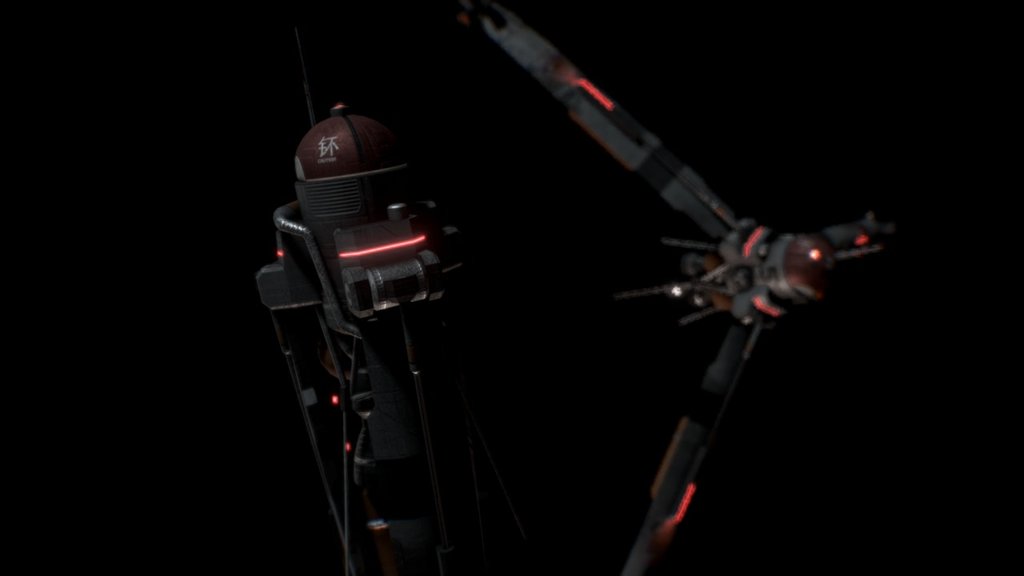 Caltrop Space Mine - 3D model by Vertex Farm (@vertexfarm) [76772d6 ...