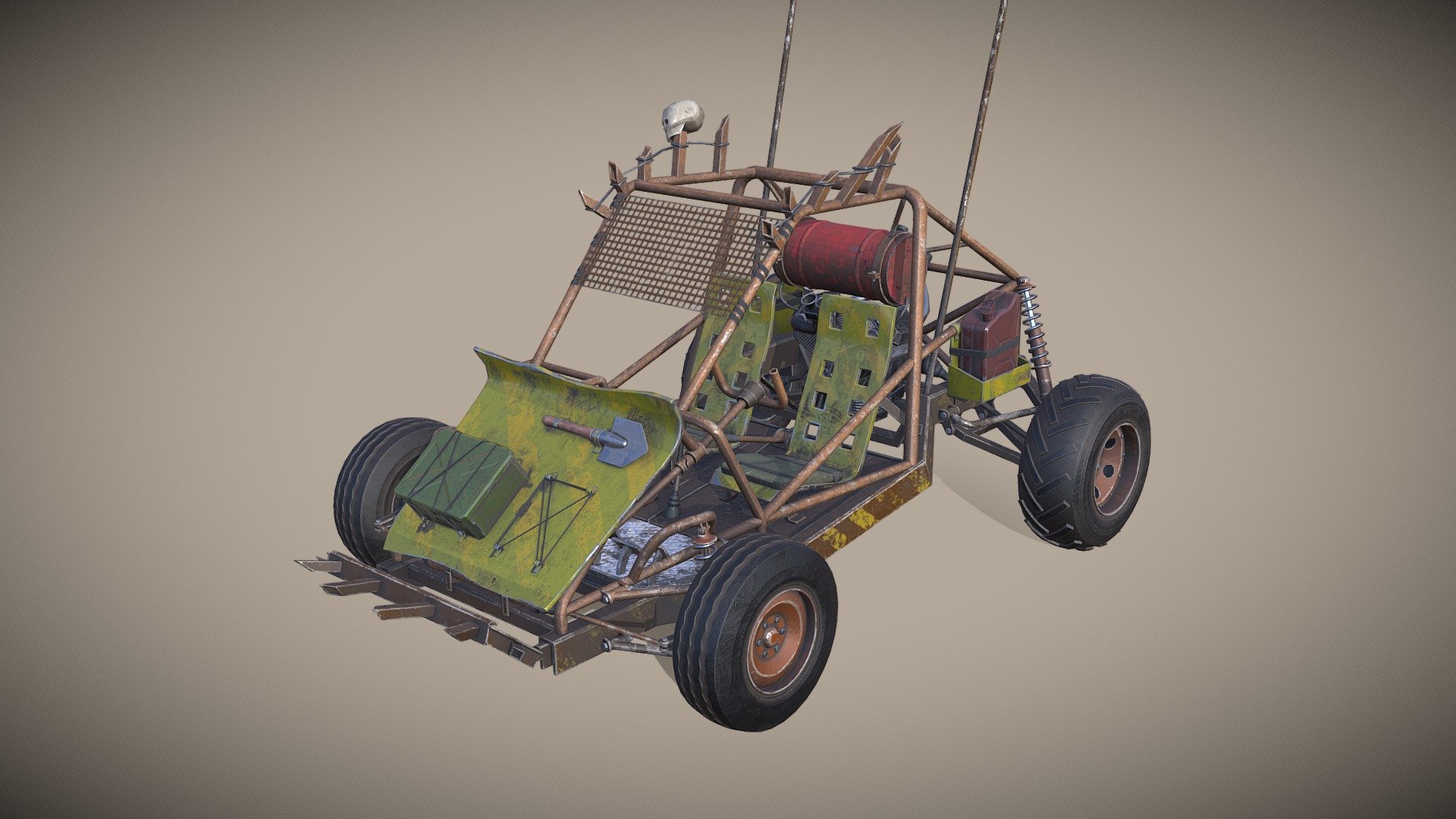 Buggy - 3D model by vamarkov312 [7678f76] - Sketchfab