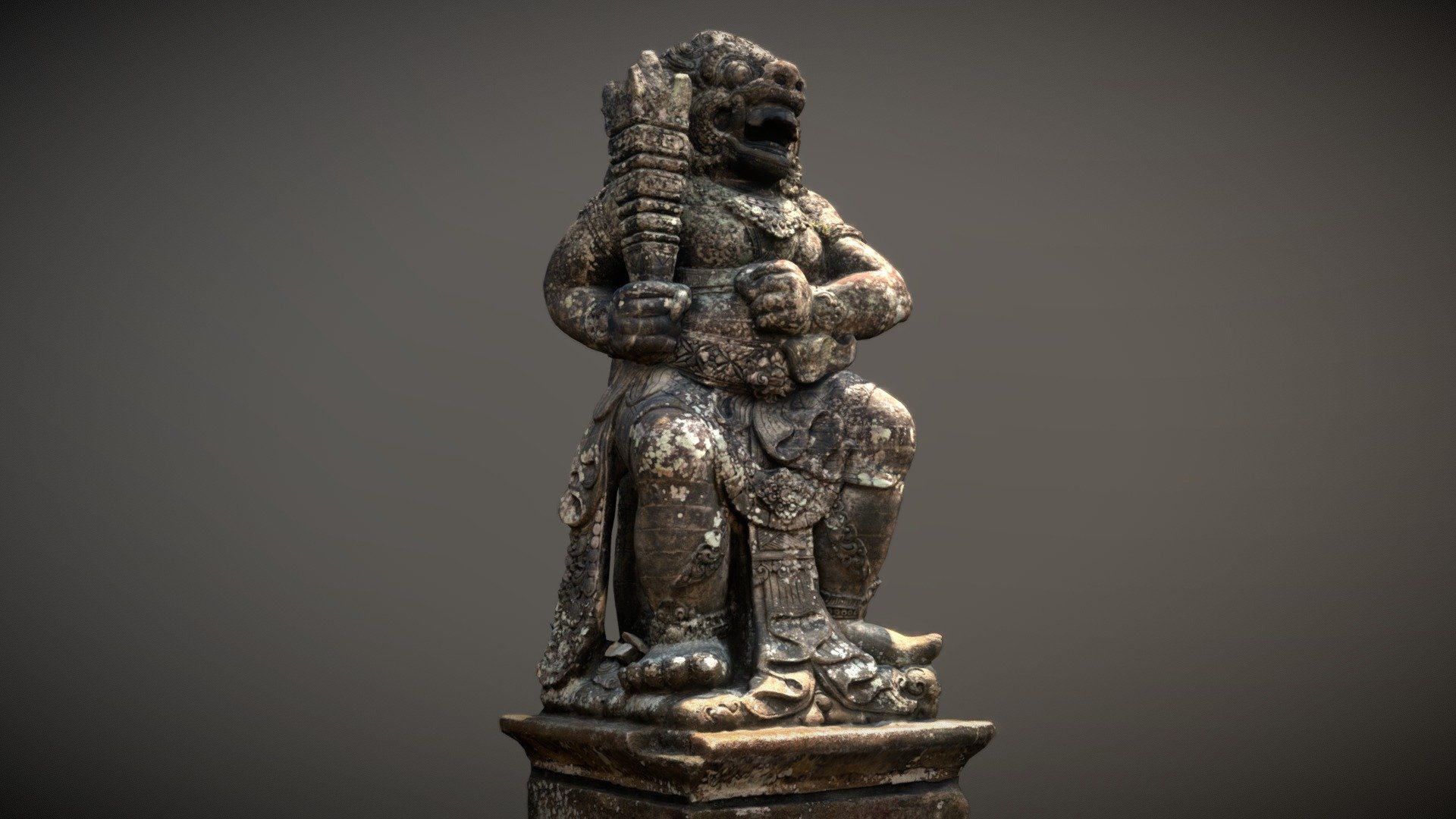 Balinese temple statue - 3D model by VERGULT XYZ (@kamixyz) [767bd0c ...