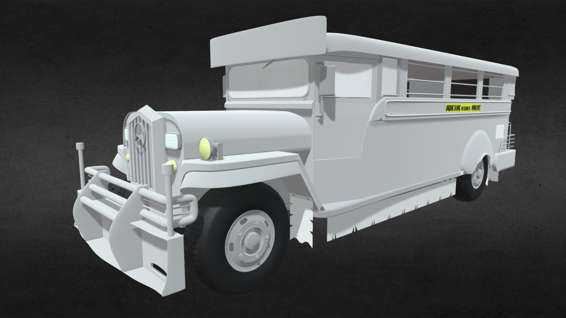 Pinoy Jeepney - 3D model by ramirru [767cb67] - Sketchfab