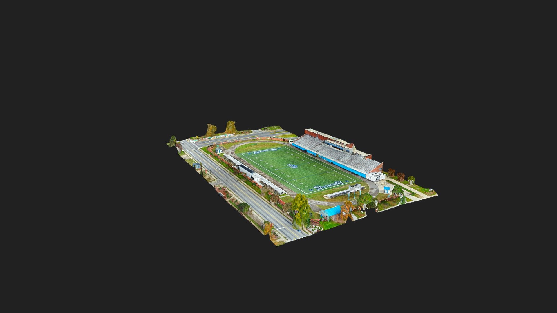 FSU Football Field (Nine Ten Drones) - 3D model by Nine Ten Drones, LLC ...