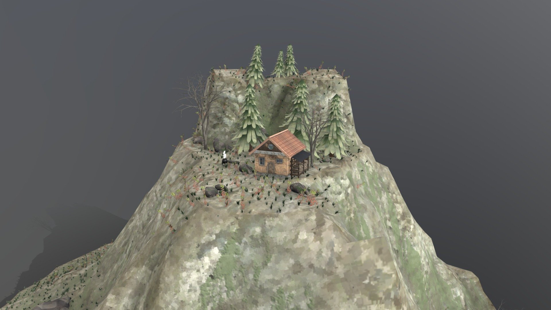 Wizard's House (without snow) - Download Free 3D model by marzipanne ...