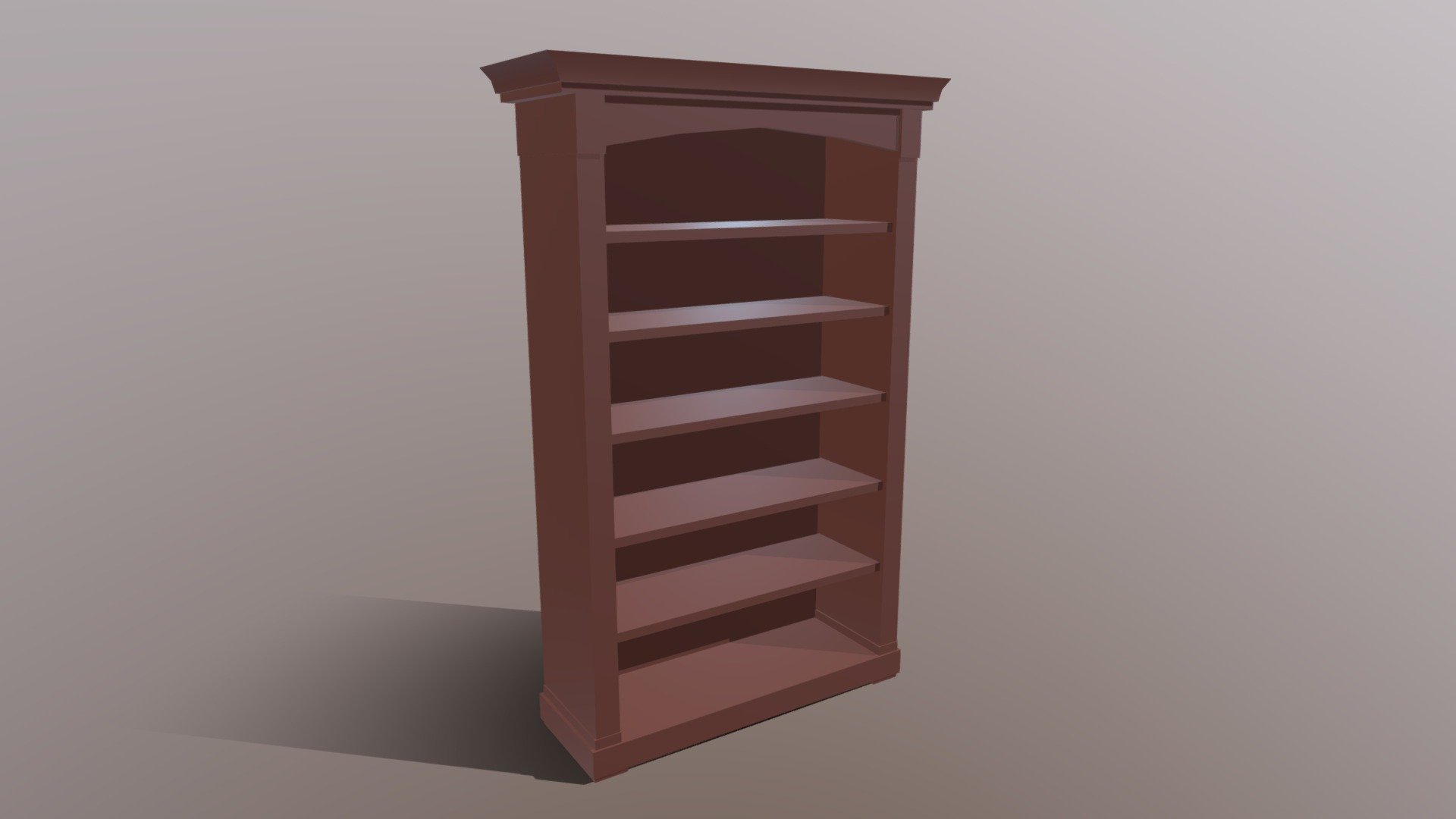Bookcase - Download Free 3D model by AlpacPoly [767f795] - Sketchfab