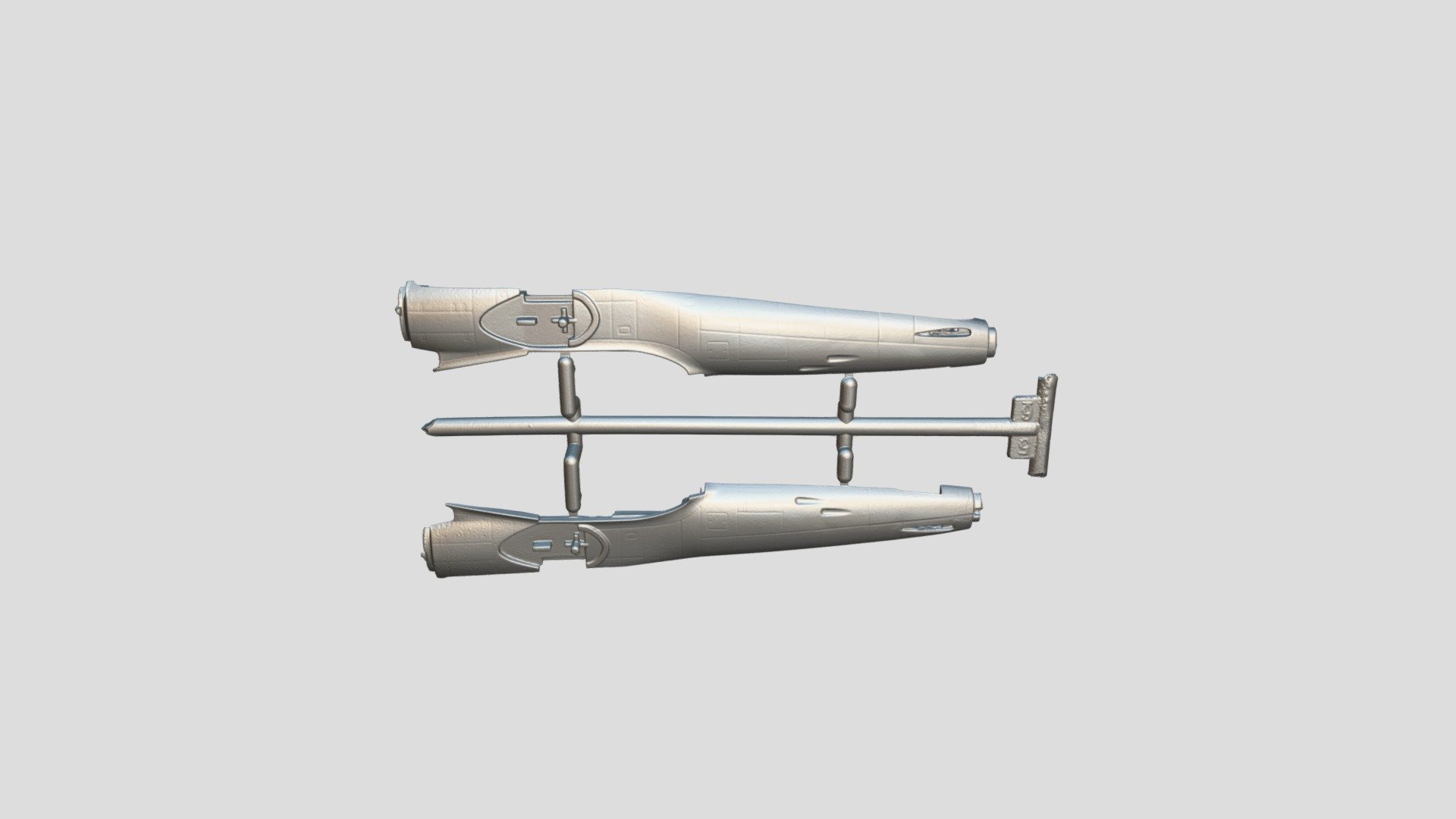 1/72 Scale Aircraft Model, fuselage - 3D model by 3DscanSTL [76803da ...