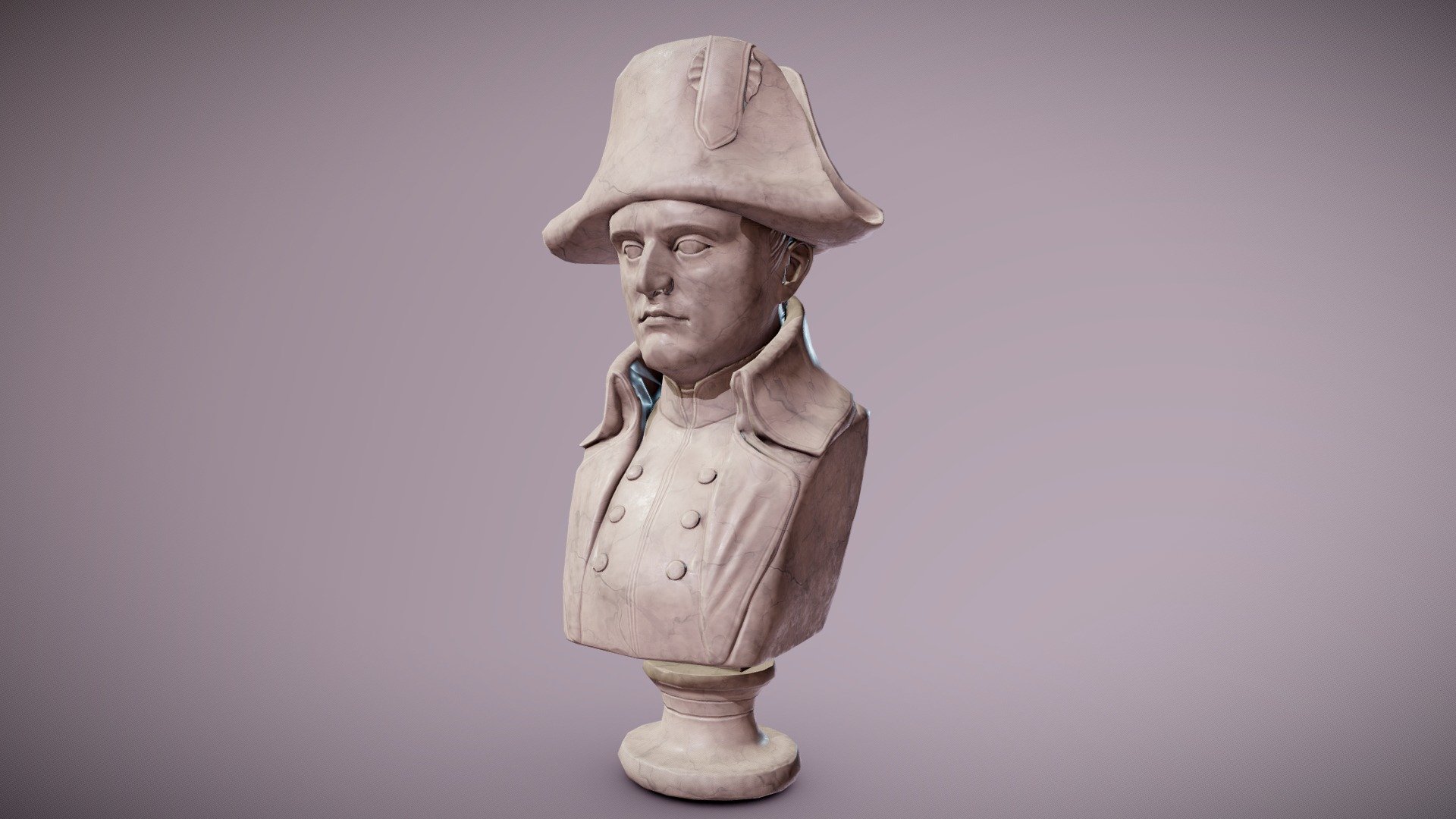 ATT - Antique Bust 02 - PBR Game Ready - Buy Royalty Free 3D model by ...