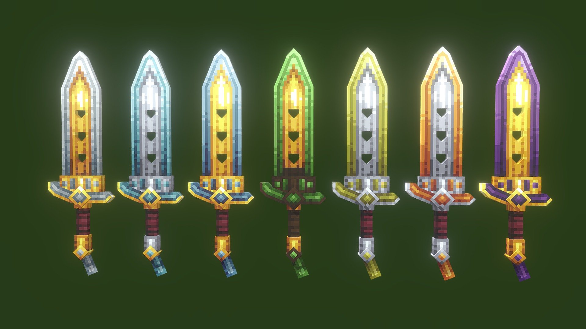 Elemental greatsword - 3D model by zrikon [7683607] - Sketchfab
