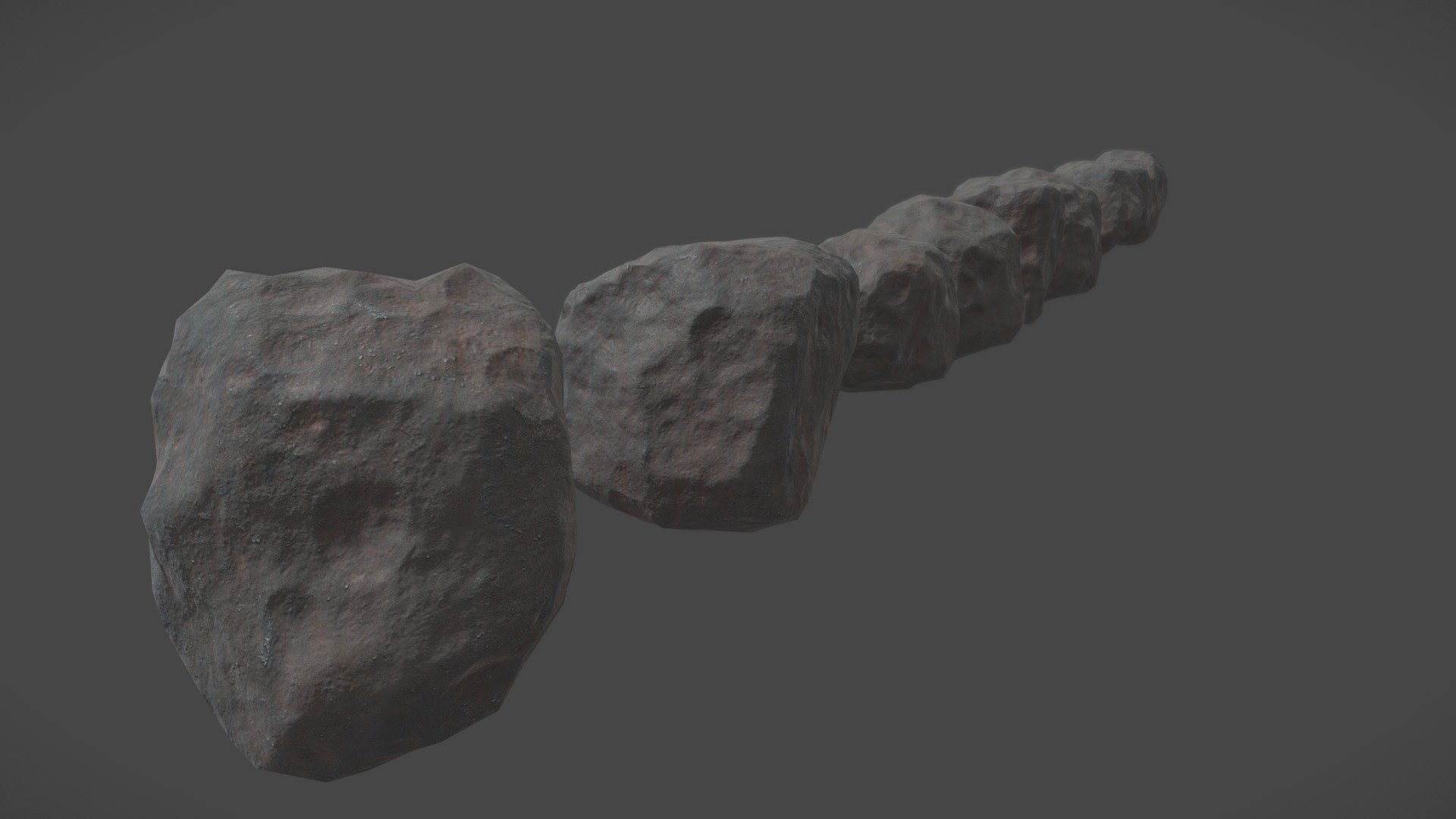 Meteorites - Download Free 3D model by George Hager (@adjective.george ...
