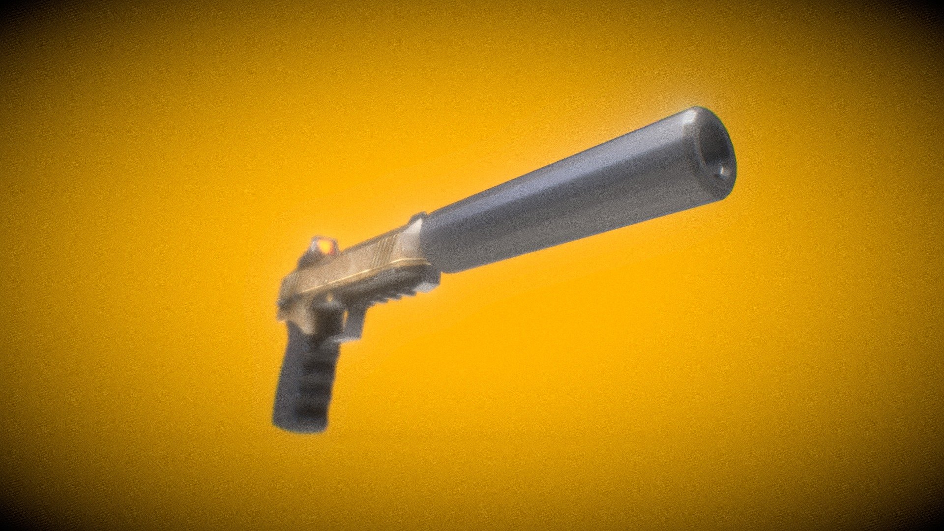 gun FN FNX-45 Tactical fortnite - 3D model by fatemipoorm [7684f18 ...