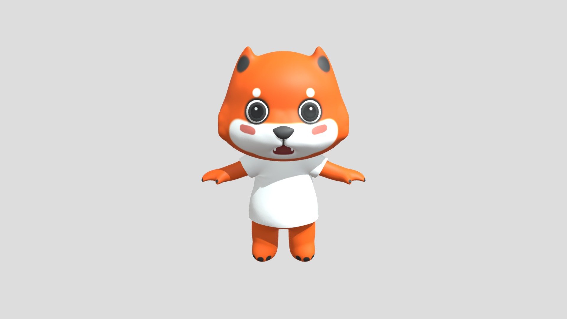 Orange cat Thisshop - 3D model by Chakkapat (@Adrik.Stepanov) [768720e ...