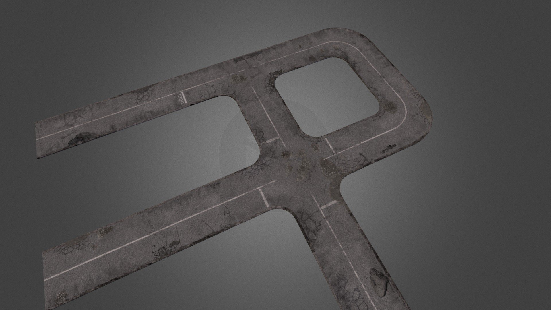 Main road - 3D model by Cafenoir [7687f2f] - Sketchfab