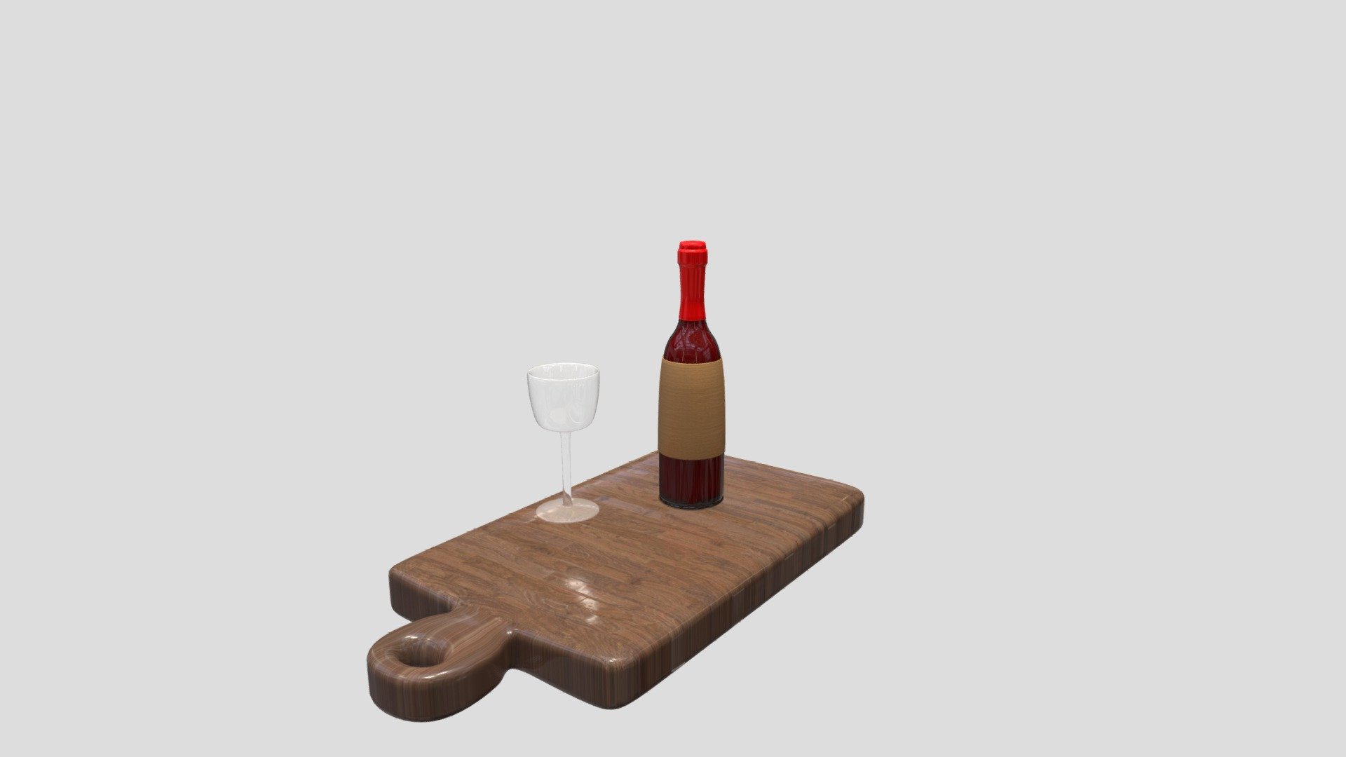 Wine - Download Free 3D model by Bubuvar (@user123848290212) [7688fb5 ...