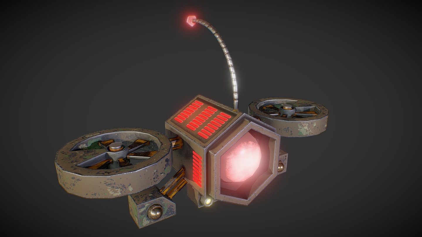 scanner drone - 3D model by Rayco Haex (@rayco_haex) [768acdd] - Sketchfab